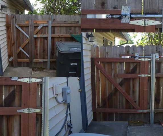 Single Post Gate With Locking Mechanism - Instructables