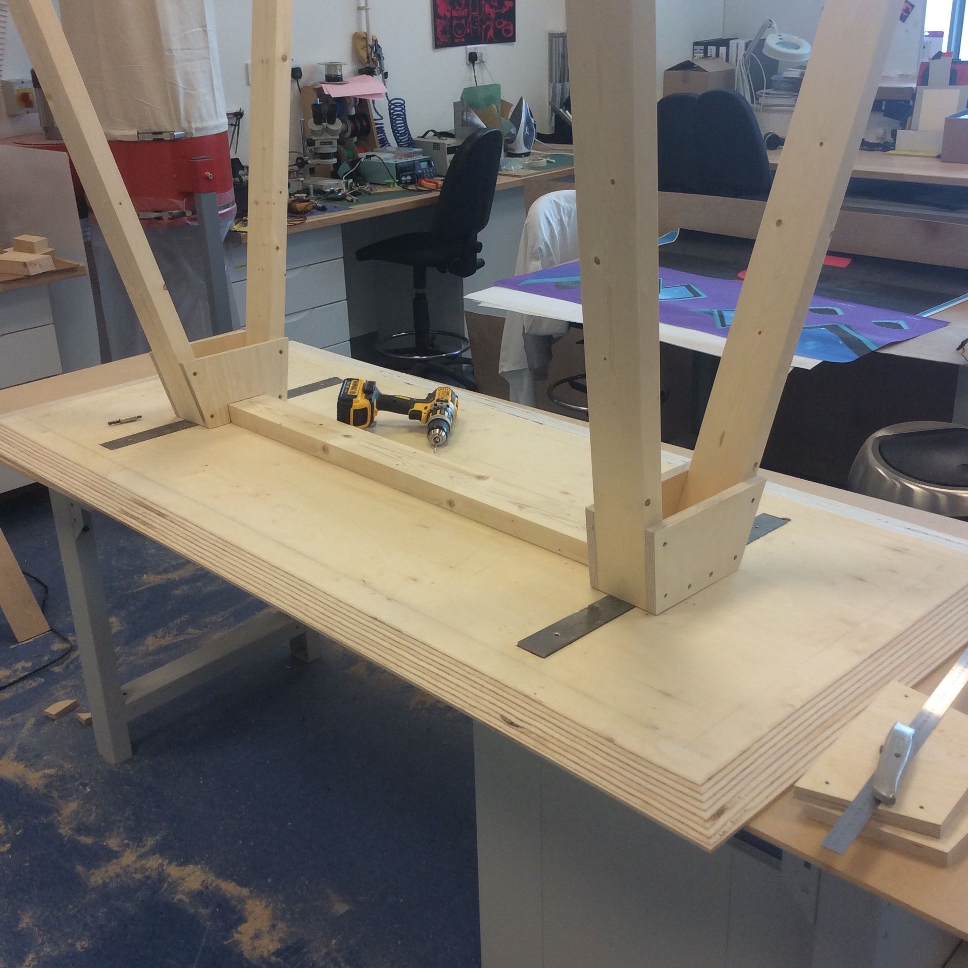 High Trestle Table - Including Prototype Table : 10 Steps (with ...