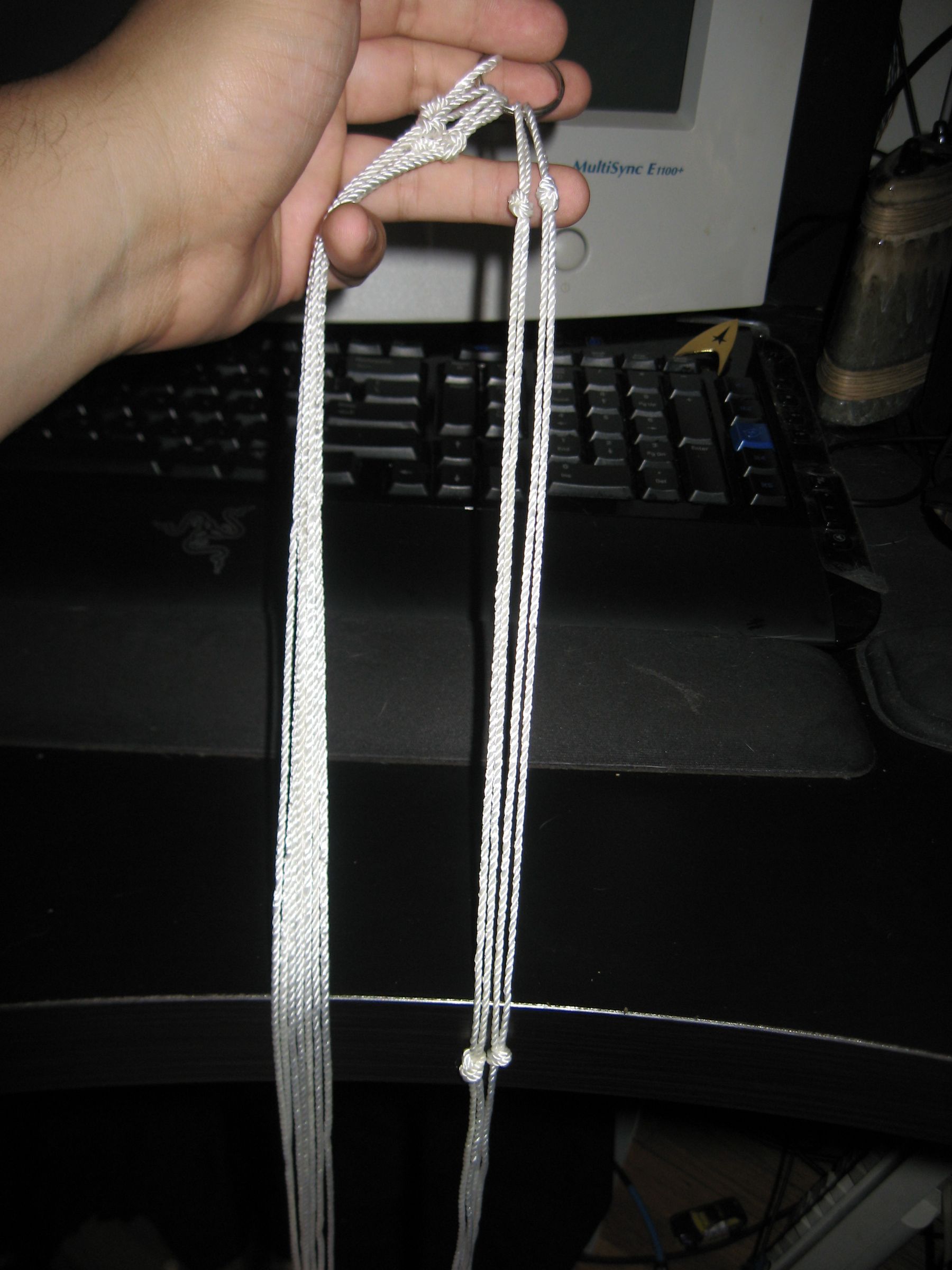 How to Make a Hanging Potted Plant Rope Holder: Kinda : 6 Steps ...