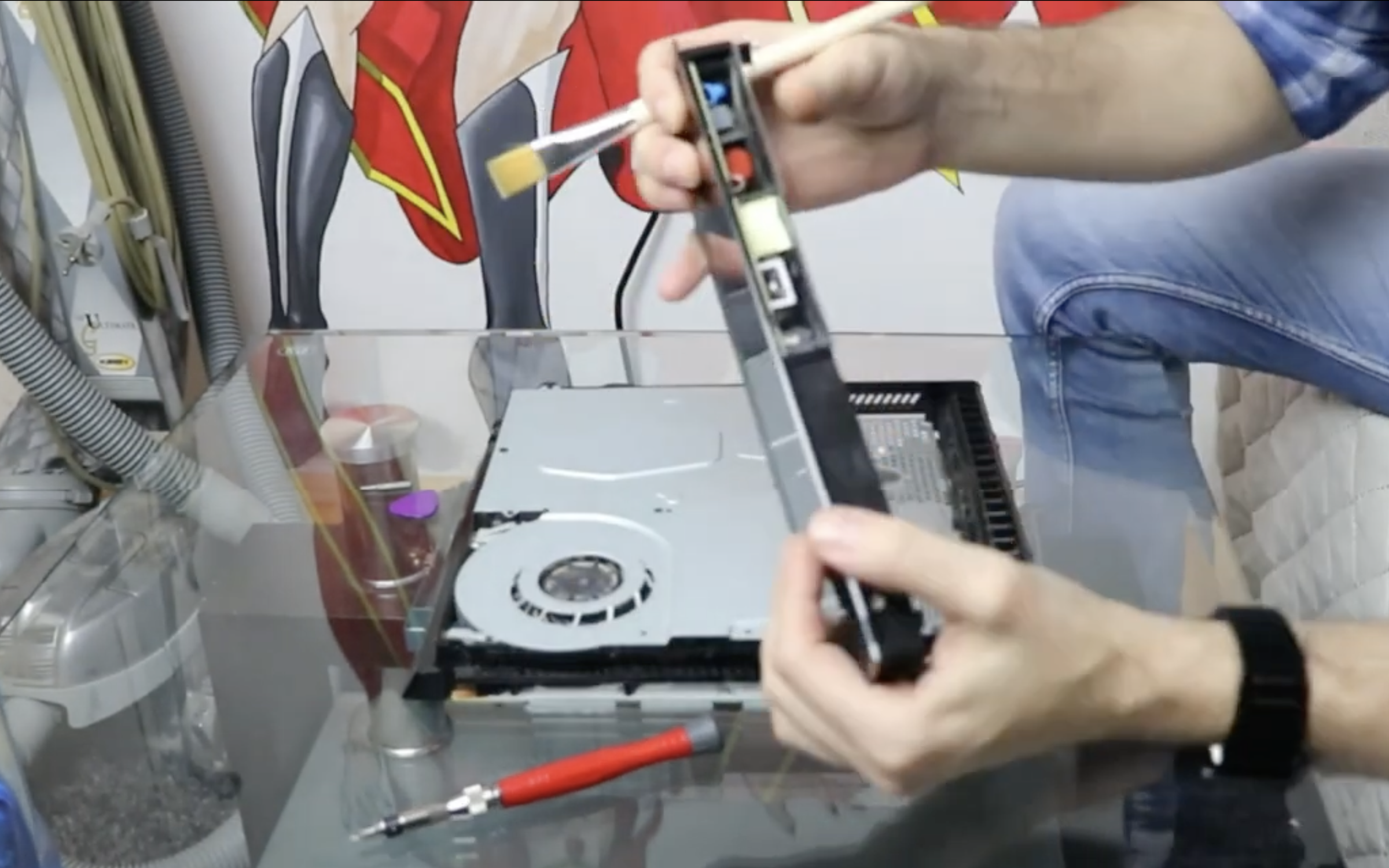 PS4 Slim Cleaning: Fix Loud Fan & Thermal Paste Change : 12 Steps (with ...