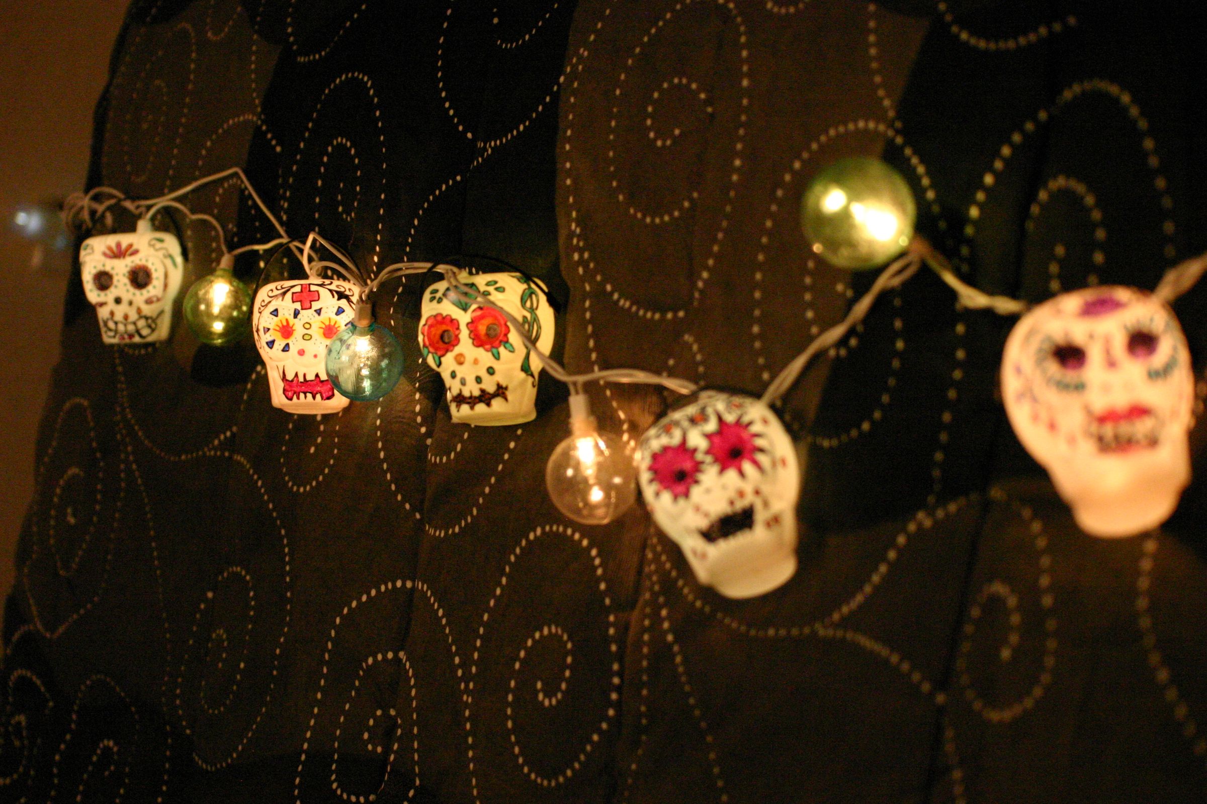Sugar Skull String Lights : 3 Steps (with Pictures) - Instructables