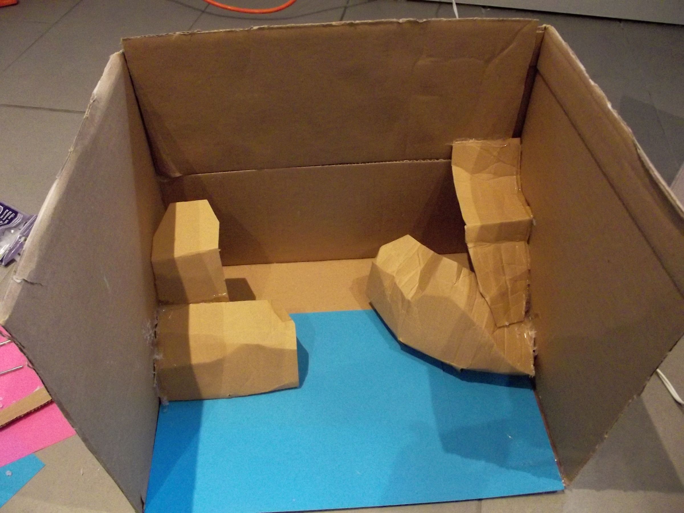 Cardboard Waterfall Diorama : 13 Steps - Instructables