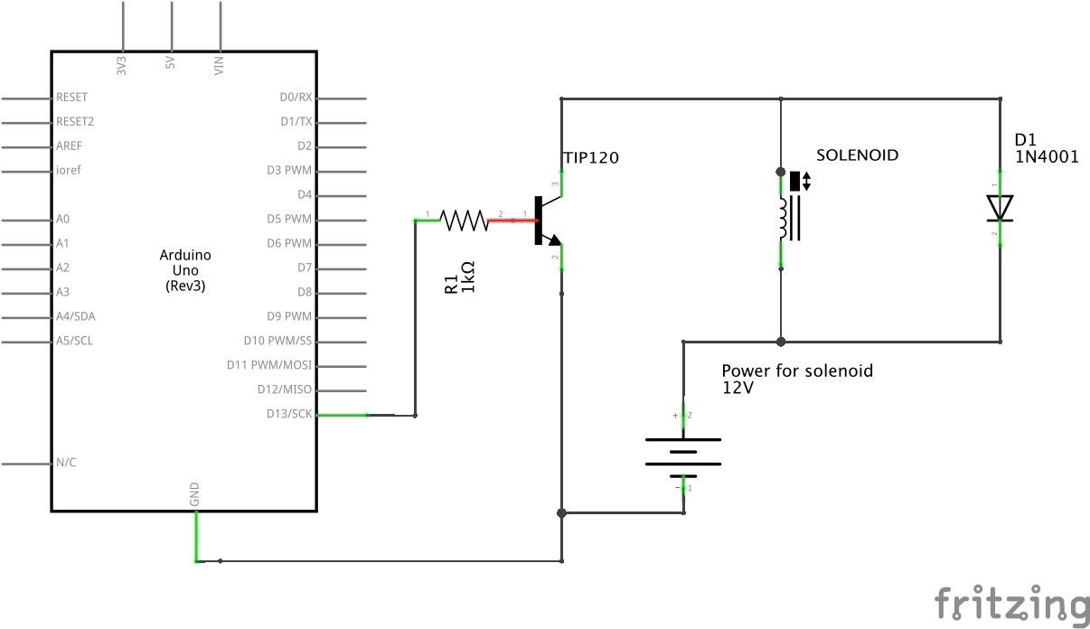 Controlling Solenoids With Arduino : 5 Steps - Instructables