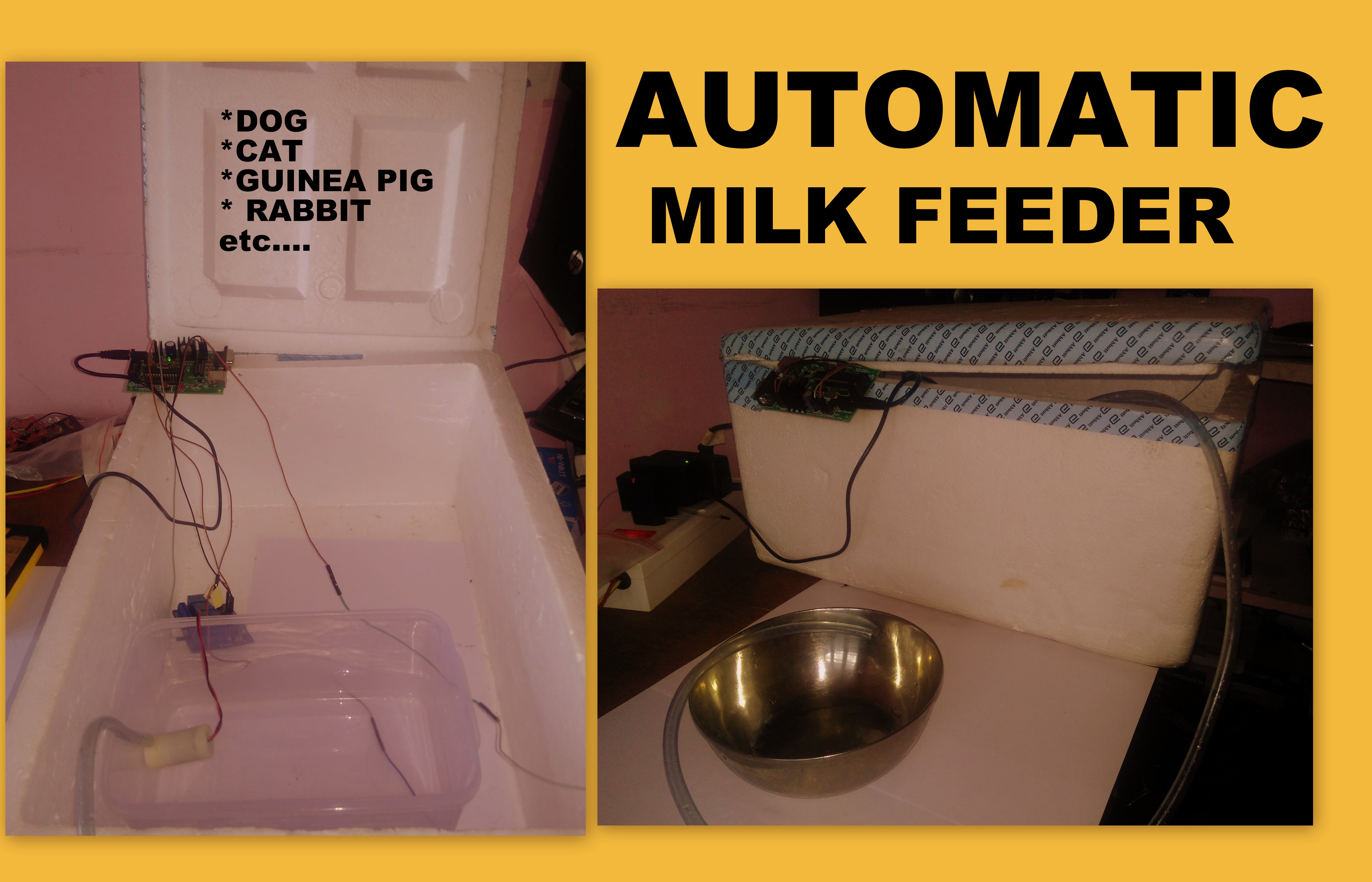 Arduino Automatic Milk Feeder : 9 Steps (with Pictures) - Instructables