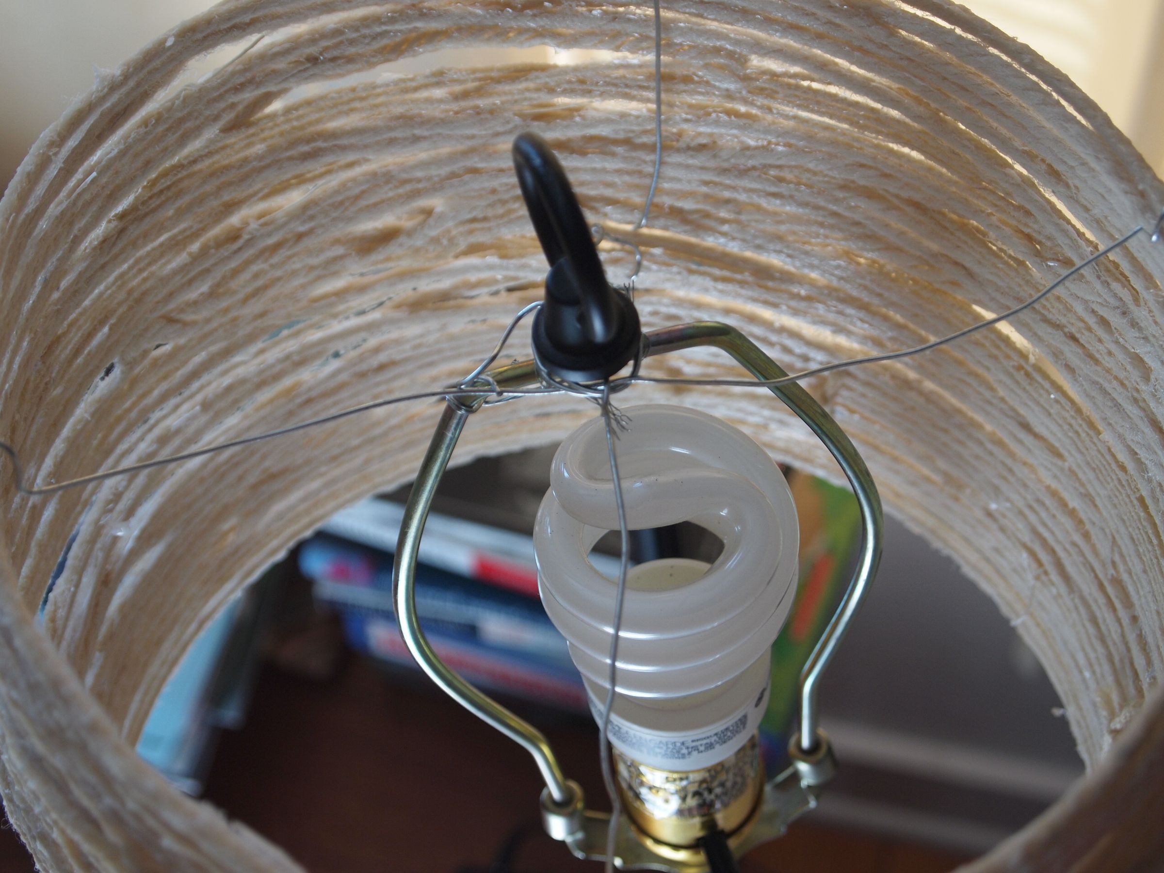 DIY Rustic Lampshade Made of Yarn (with Pictures) - Instructables