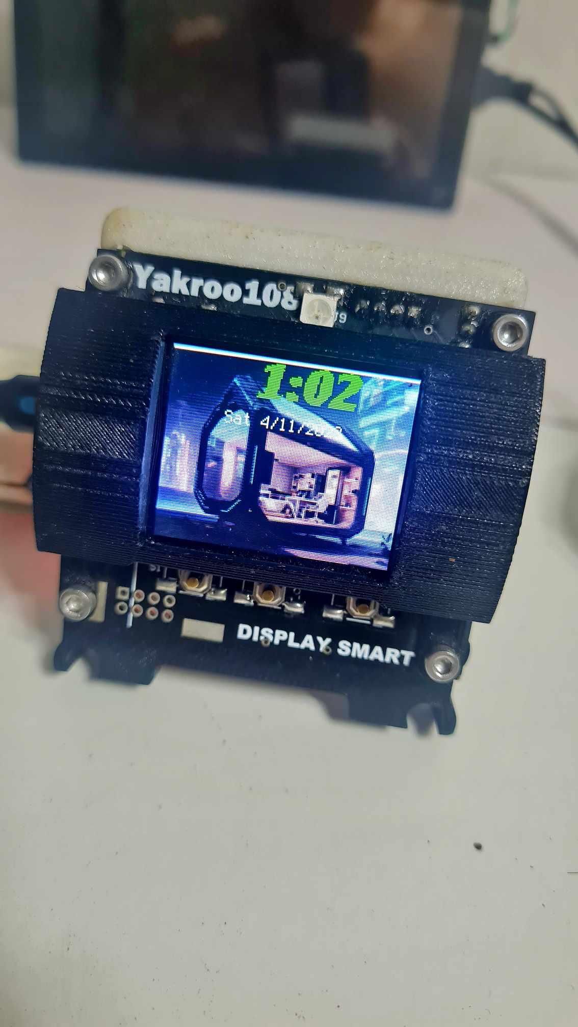 Desk Clock Lcd ST7735 : 5 Steps - Instructables