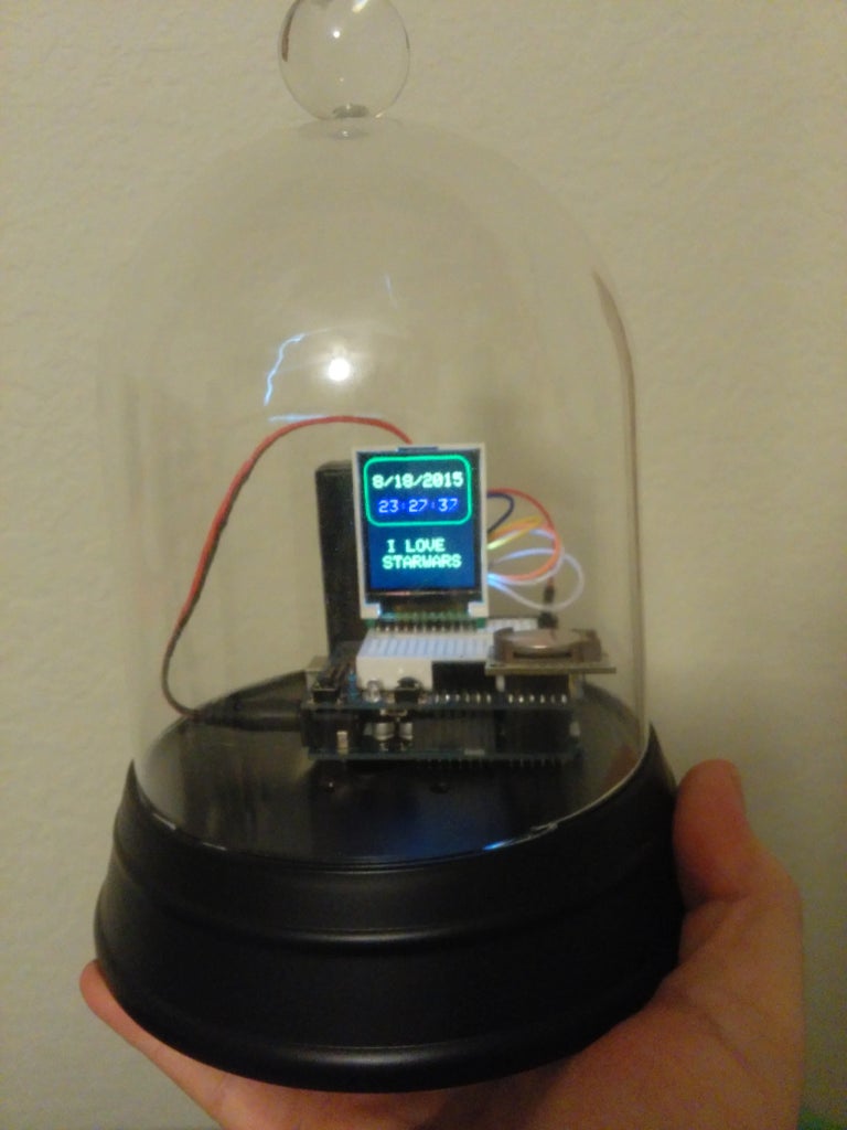Arduino Color Lcd Message Clock 7 Steps With Pictures Instructables