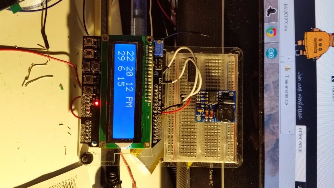 Arduino Real Time Clock (DS1307) : 7 Steps - Instructables