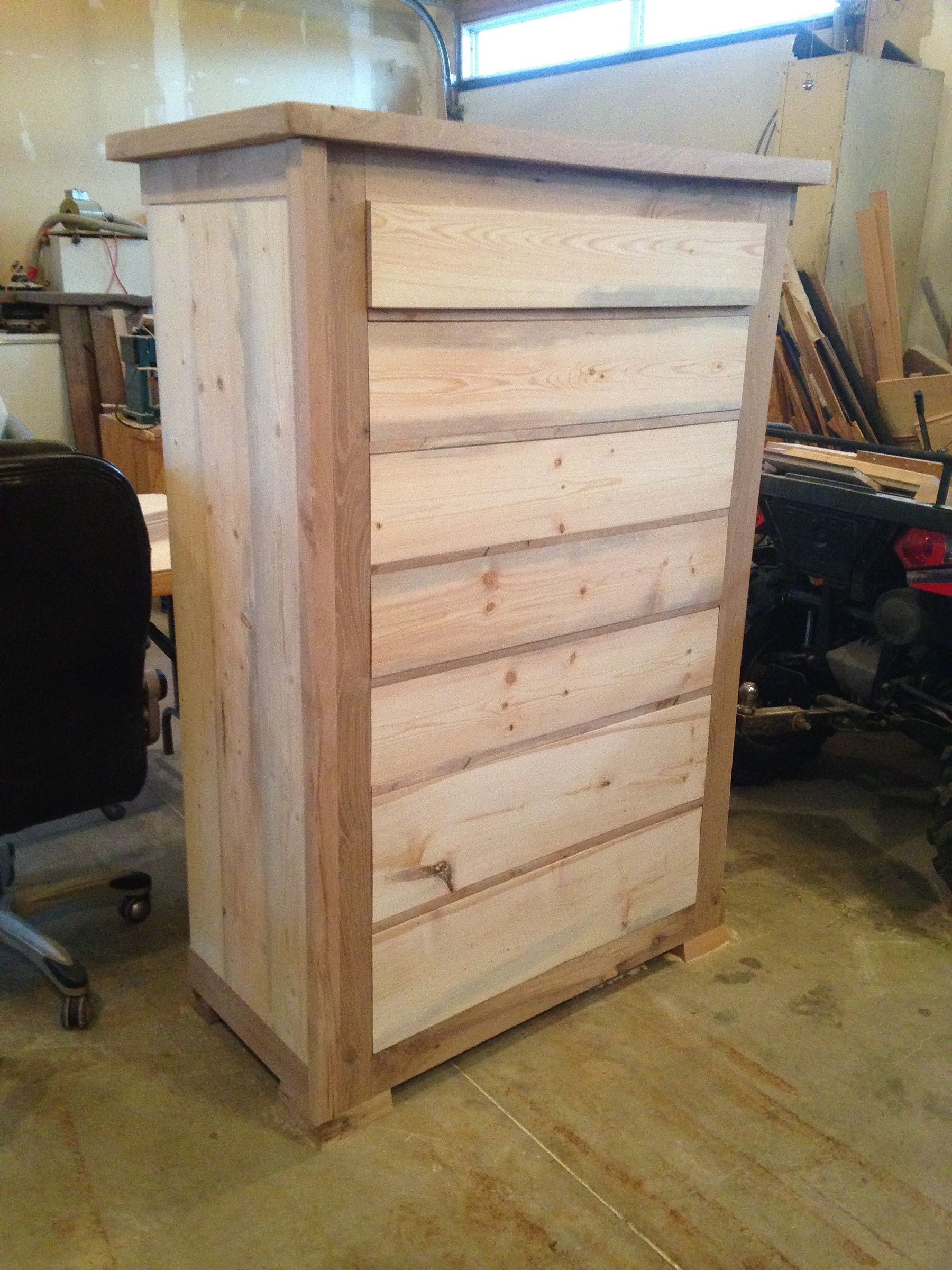 Chest of Drawers With Hidden, Lockable Gun Cabinet : 9 Steps ...