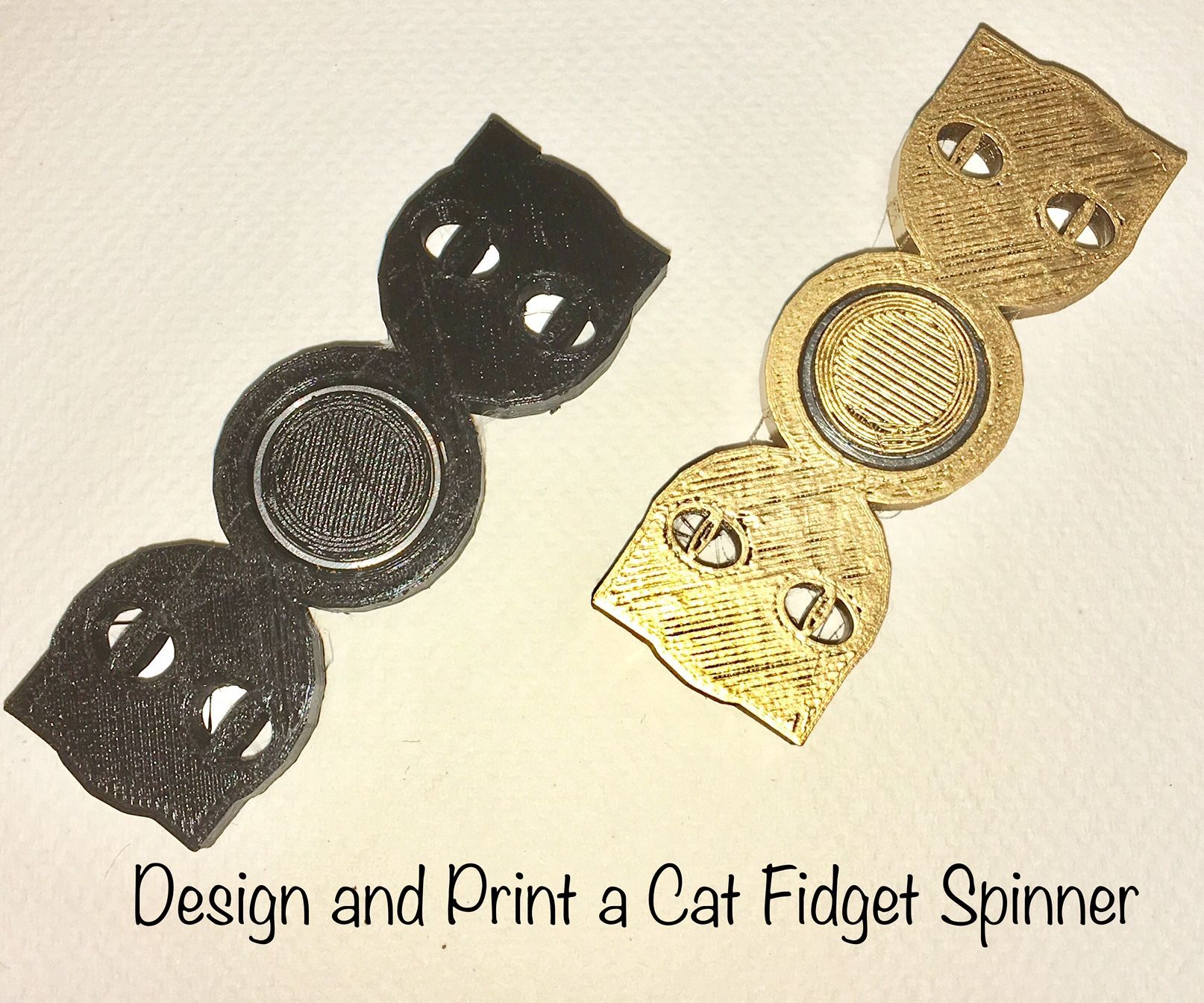 Design and Print a Cat Fidget Spinner : 20 Steps (with Pictures ...