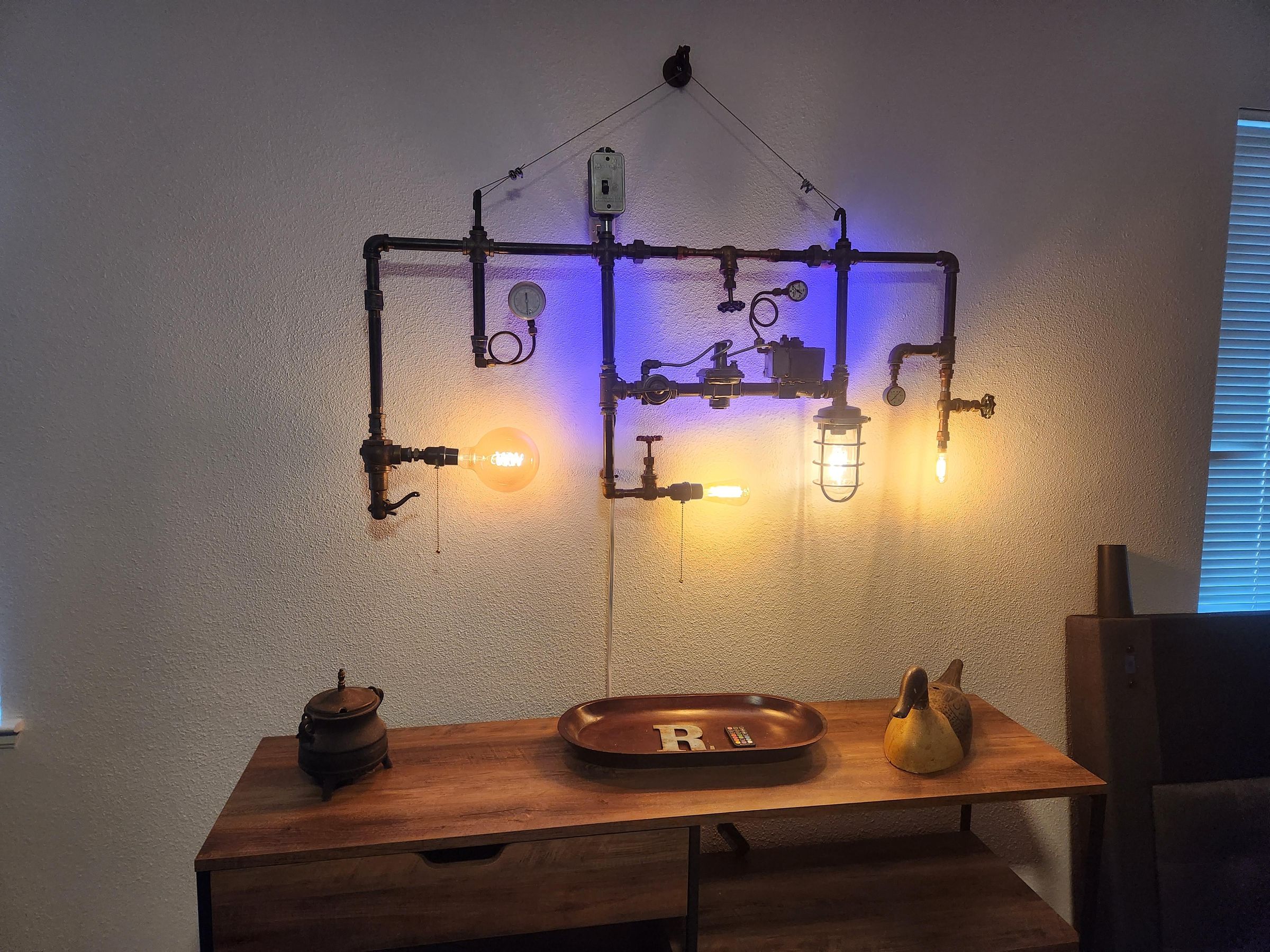 Industrial Wall Pipe Art : 4 Steps (with Pictures) - Instructables