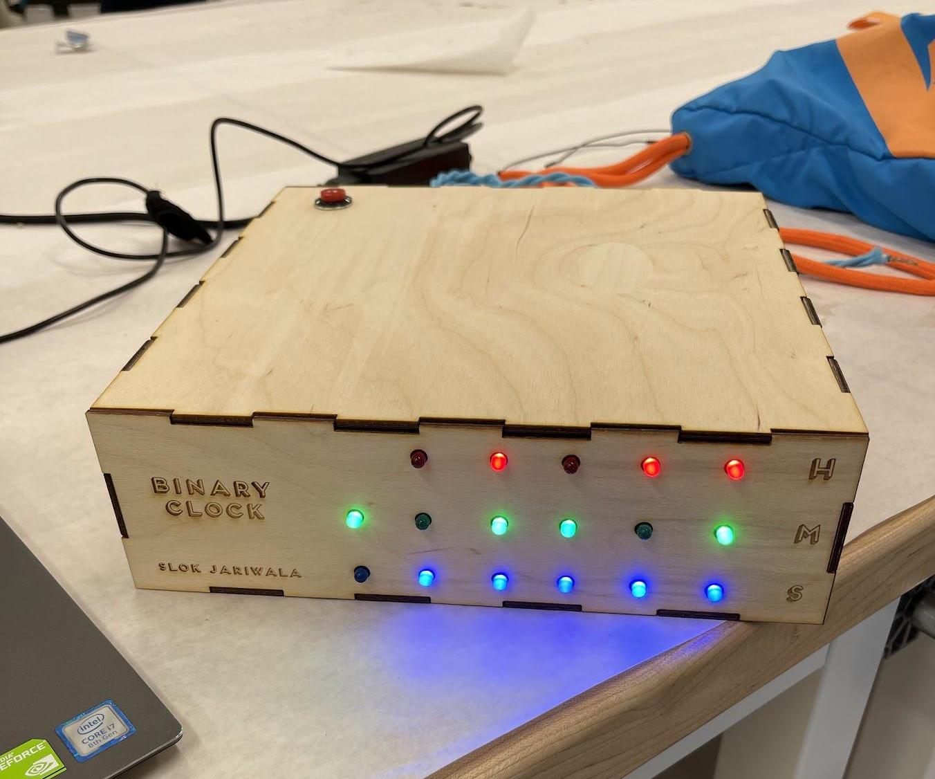 Binary Clock With Rtc Module 4 Steps Instructables 7148