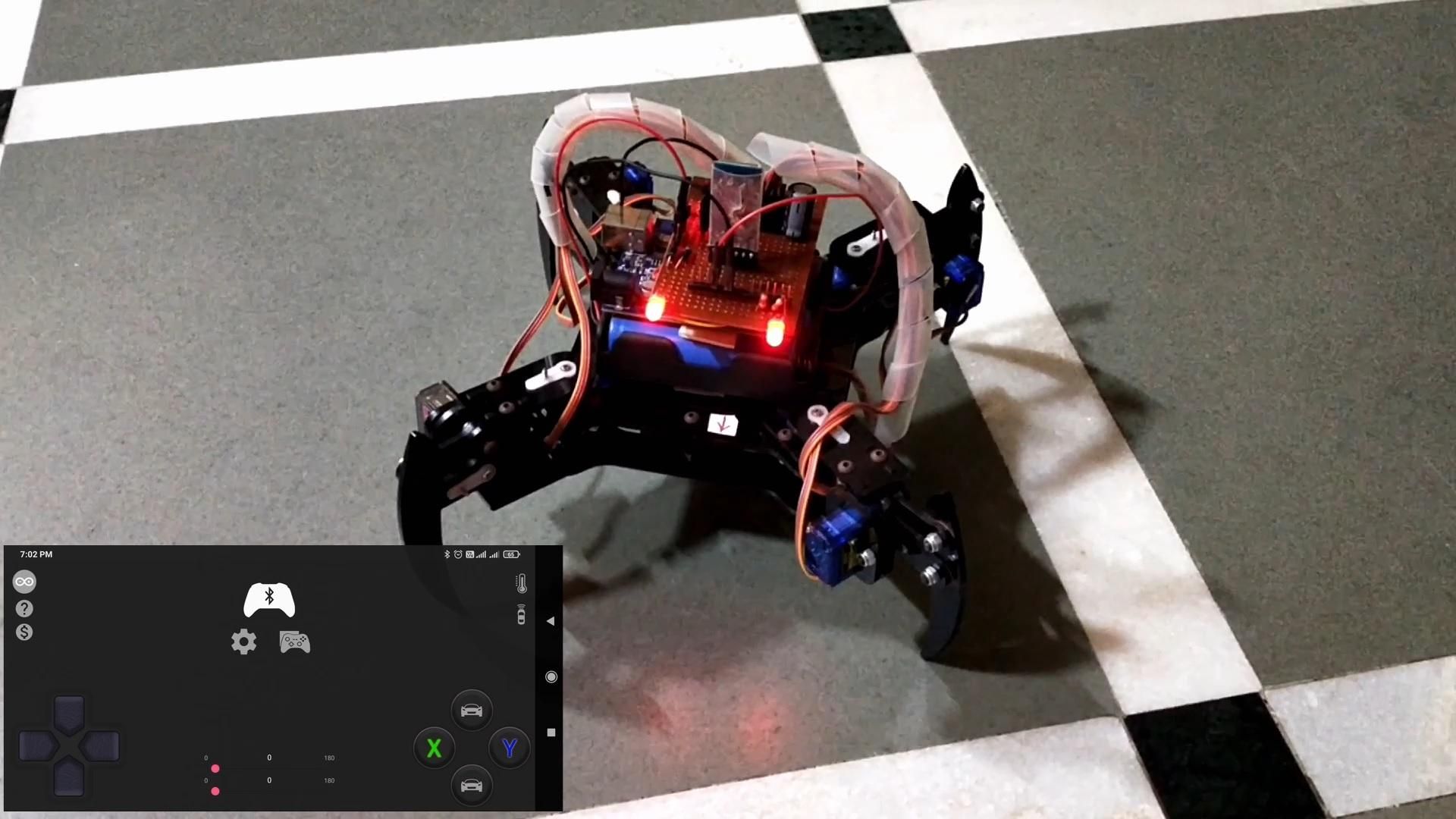 DIY || How to Make a Spider Robot Which Can Be Controlled Using ...