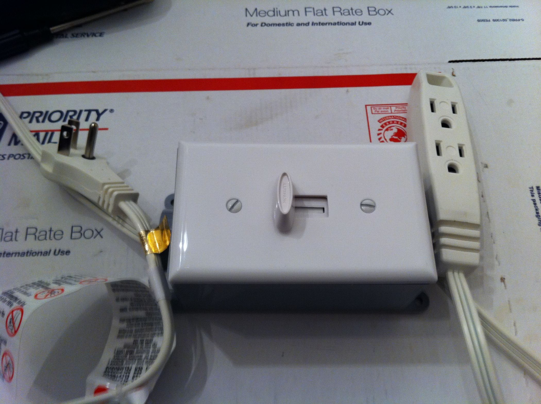 Portable Dimmer Cord for Incandescent/Halogen Lighting : 5 Steps ...