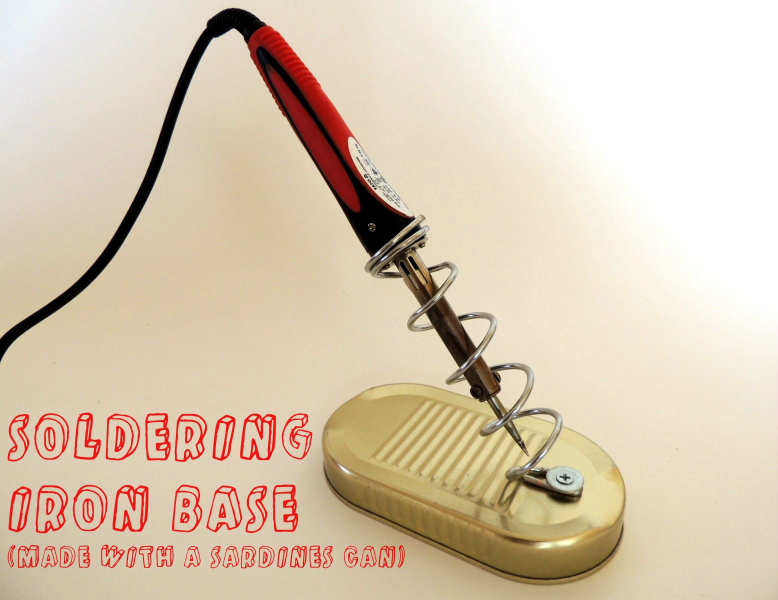 Soldering Iron Stand : 8 Steps (with Pictures) - Instructables