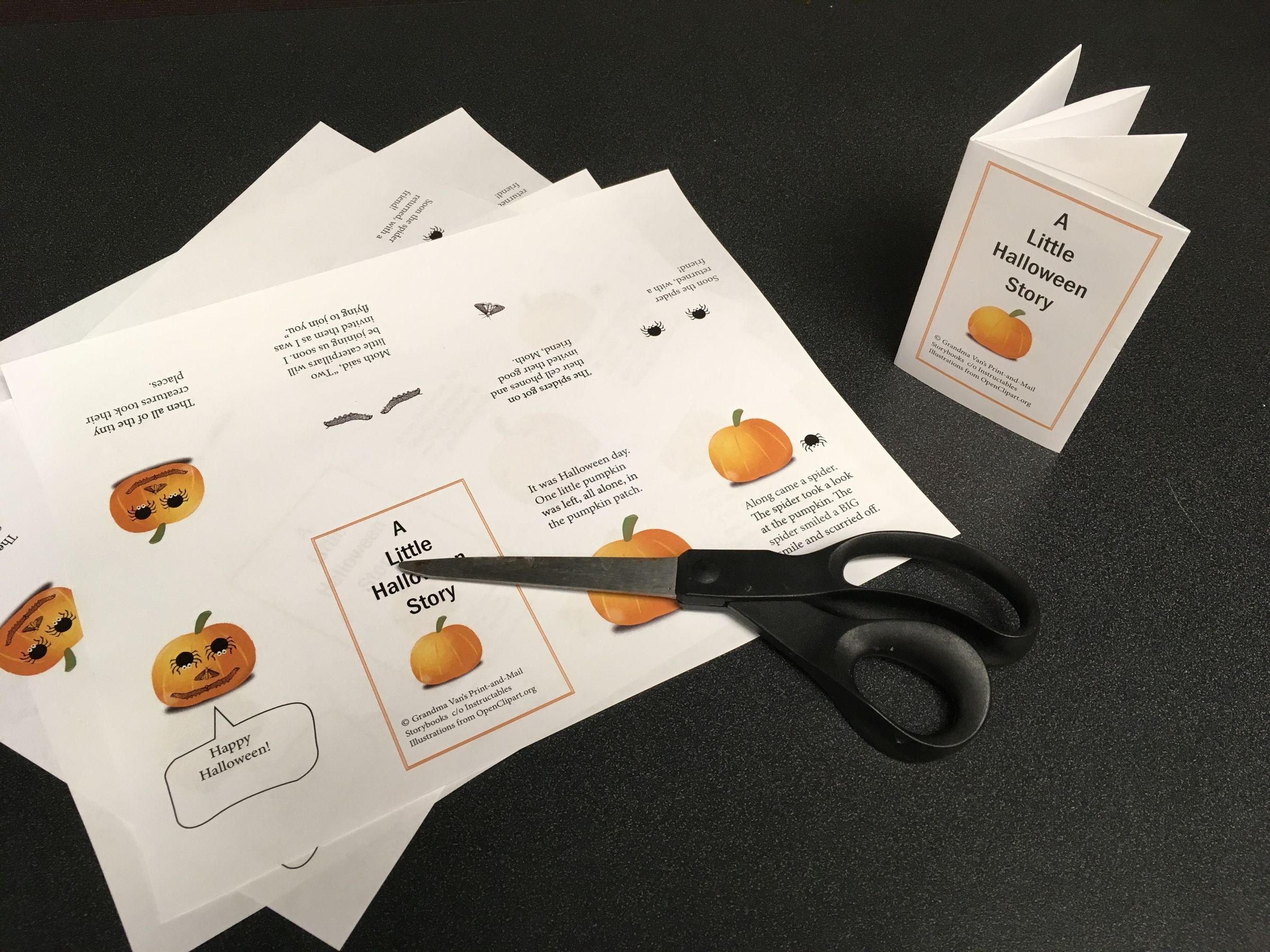 A Little Halloween Storybook : 12 Steps - Instructables