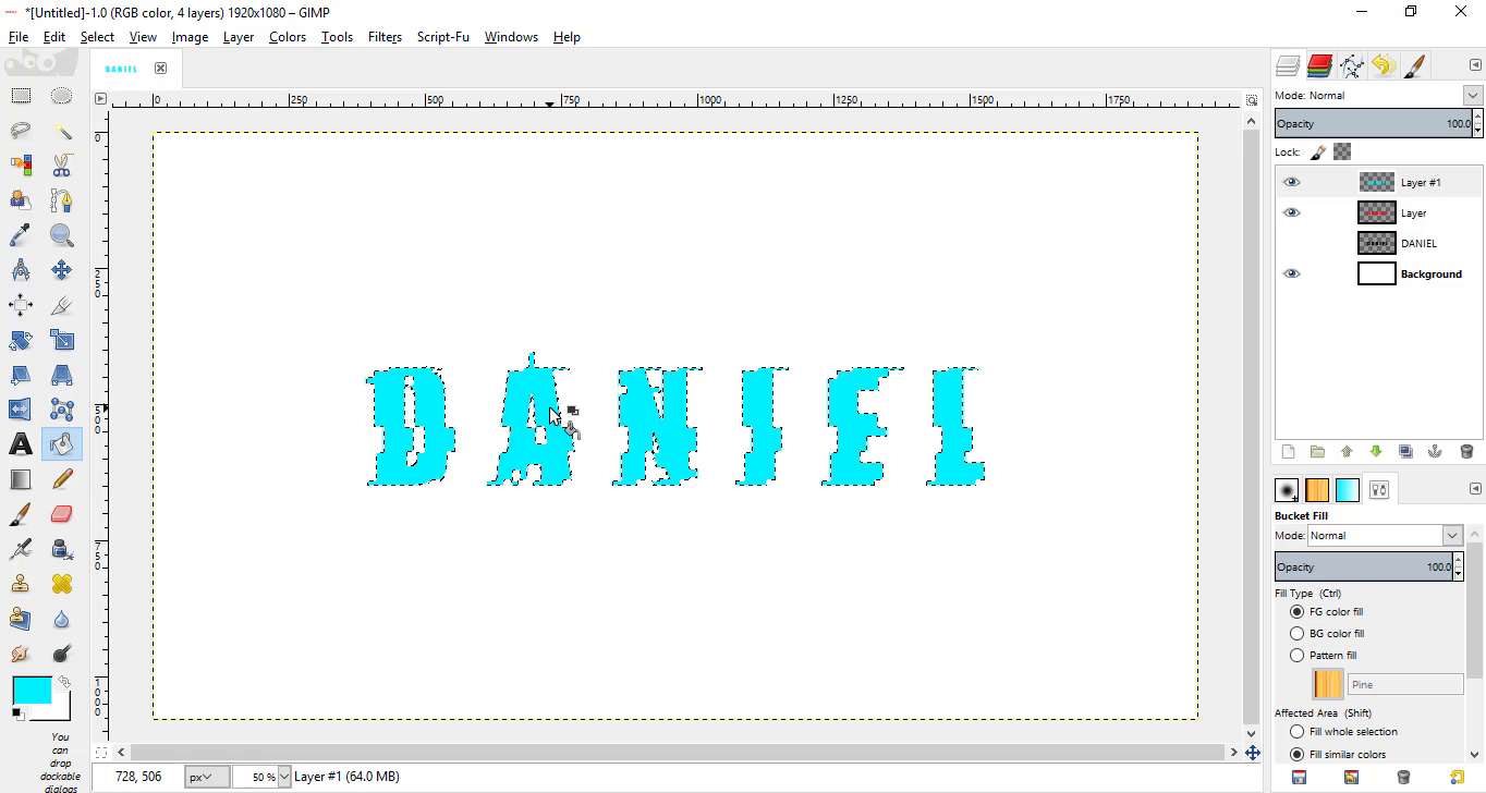 How to Create Glitch Text Effect in GIMP : 6 Steps - Instructables