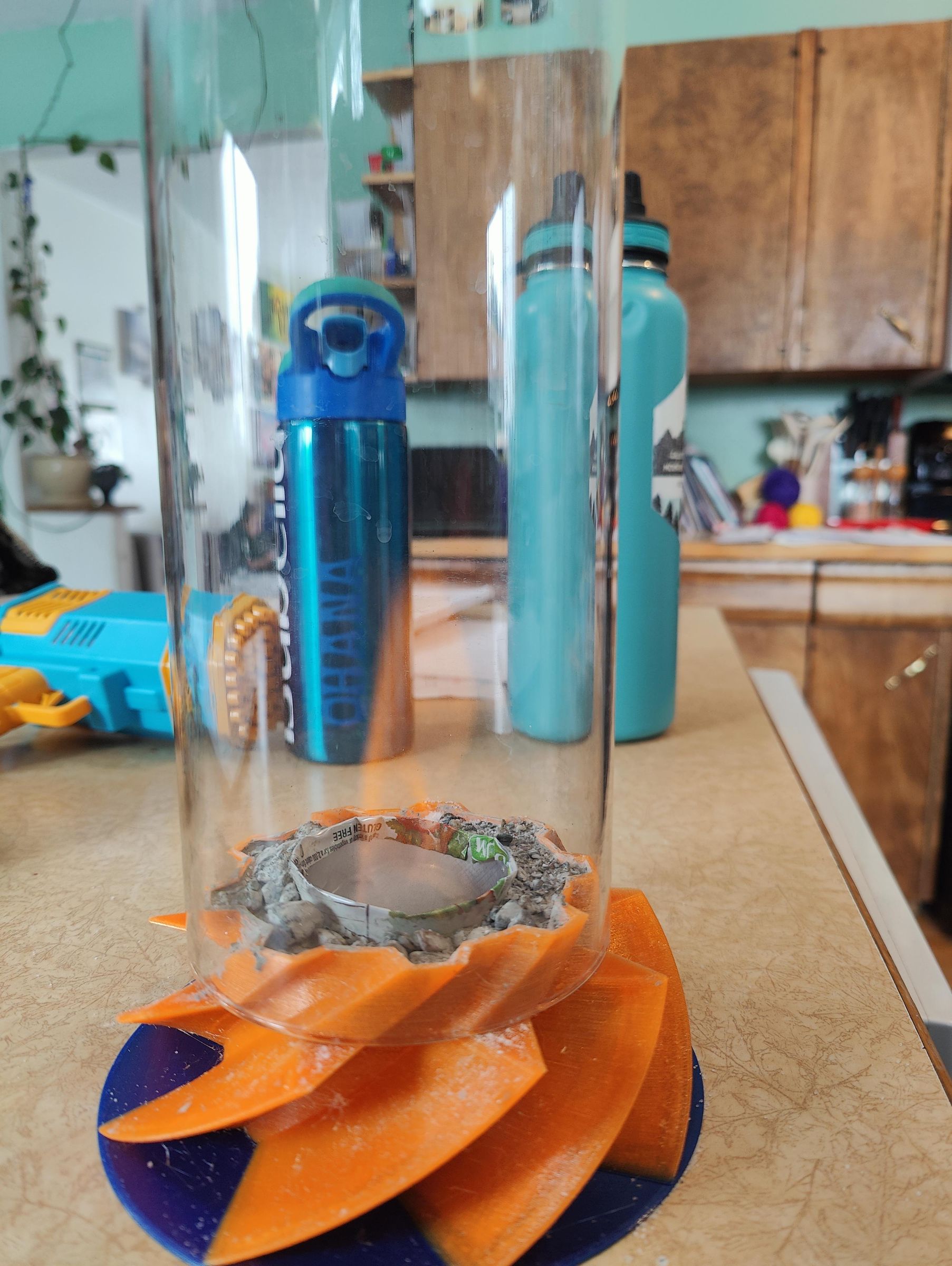 Tabletop Fire Tornado (no Fans Needed) : 4 Steps - Instructables