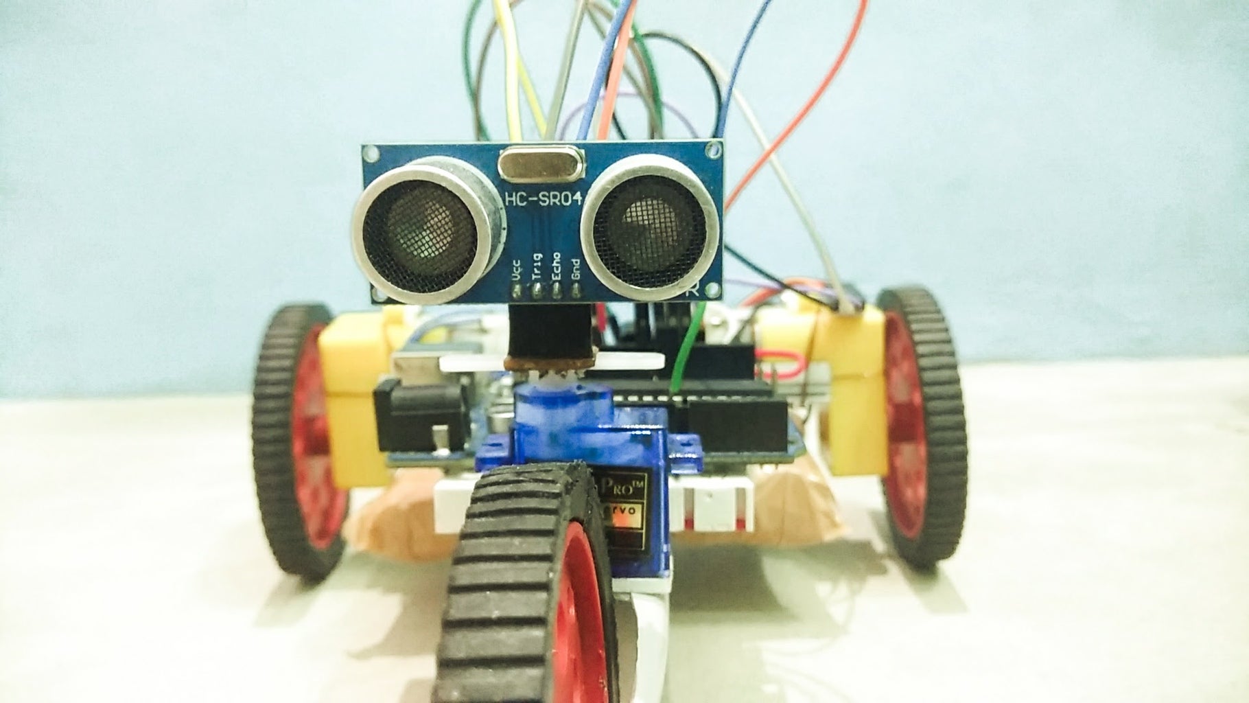 Arduino Based Autonomous Bot Using Ultrasonic Sensor : 5 Steps (with ... Arduino Based Autonomous Bot Using Ultrasonic Sensor : 5 Steps (with ...