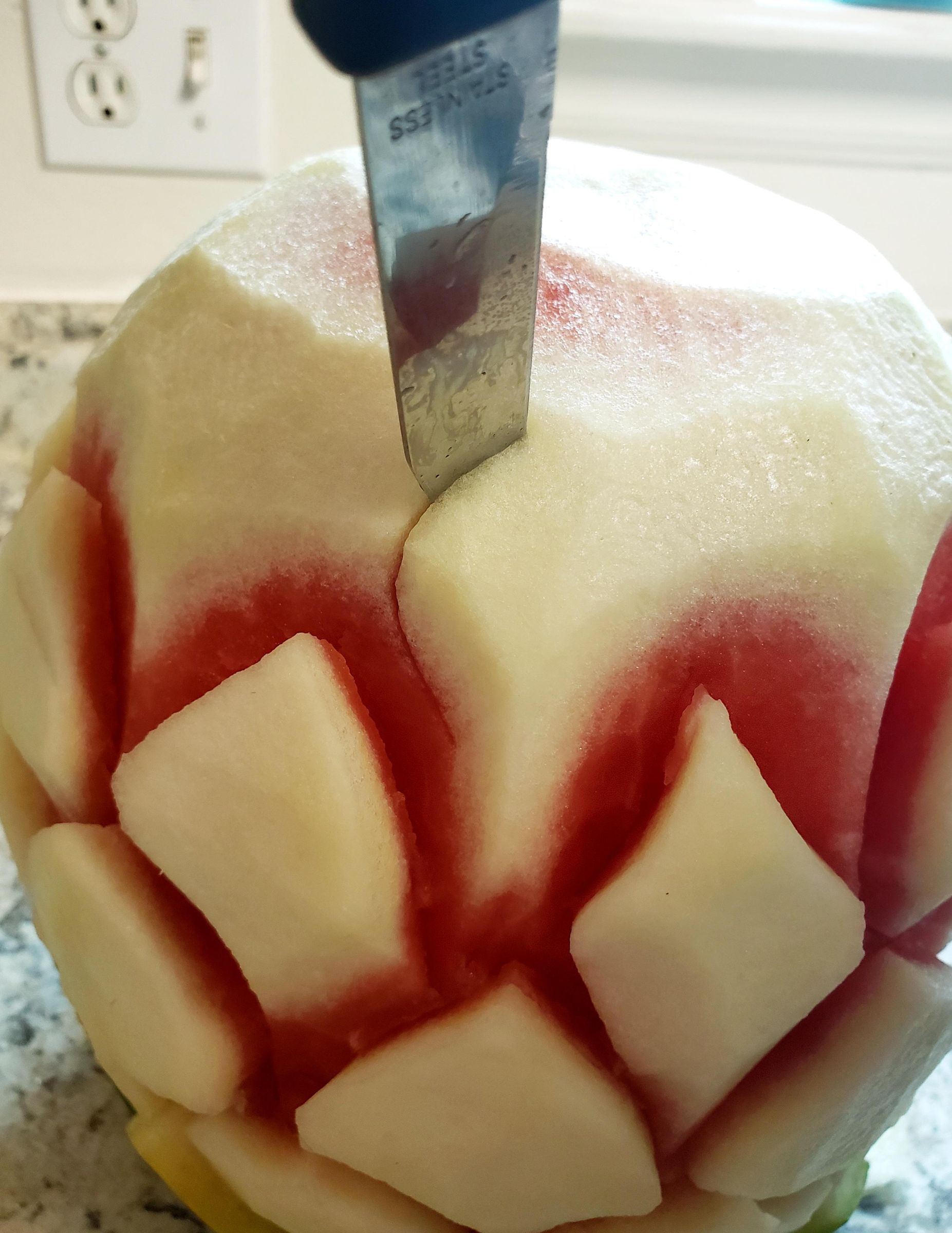 Watermelon Lotus Flower Carving! : 17 Steps (with Pictures) - Instructables