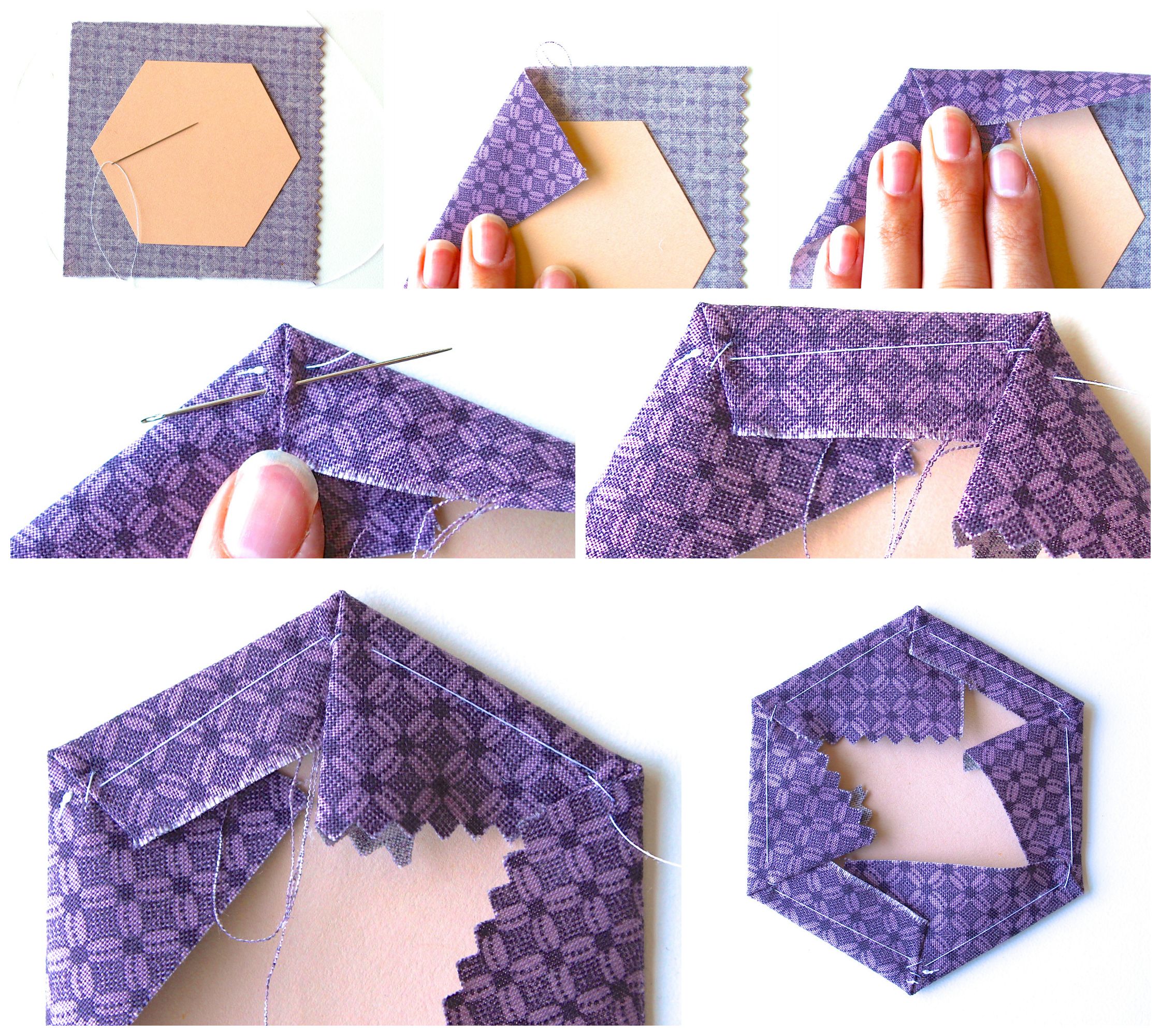 Hexagon Piecing Tutorial : 7 Steps (with Pictures) - Instructables