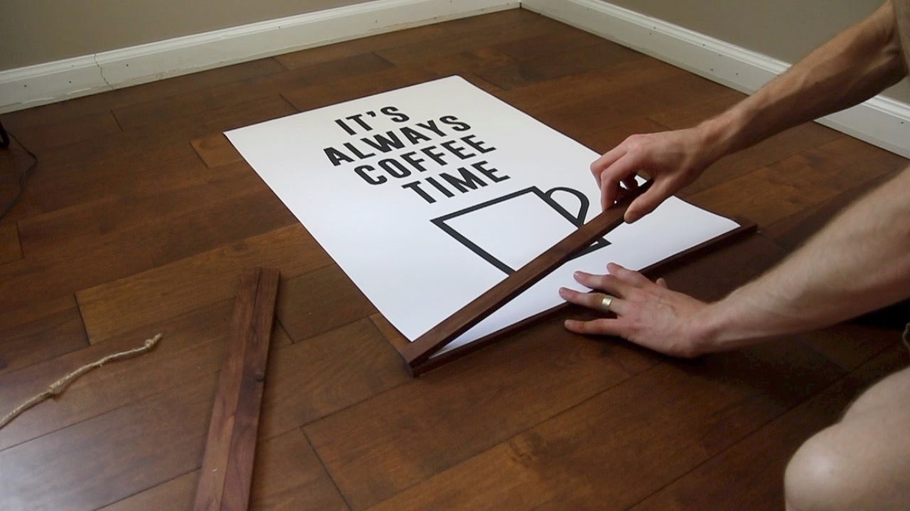 DIY Poster Hanger : 7 Steps (with Pictures) - Instructables