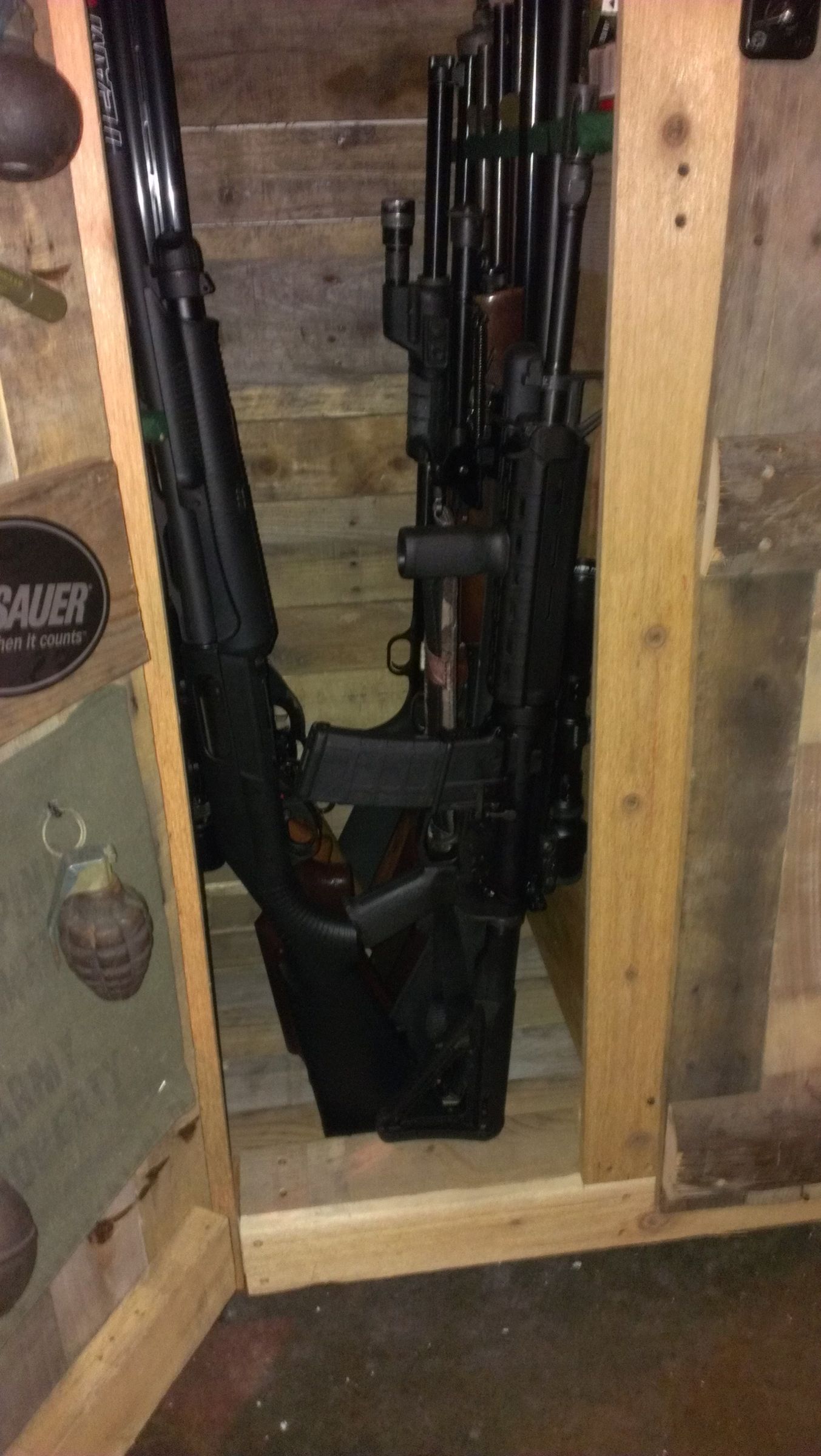 Repurposed Pallets Into Gun Cabinet : 10 Steps - Instructables