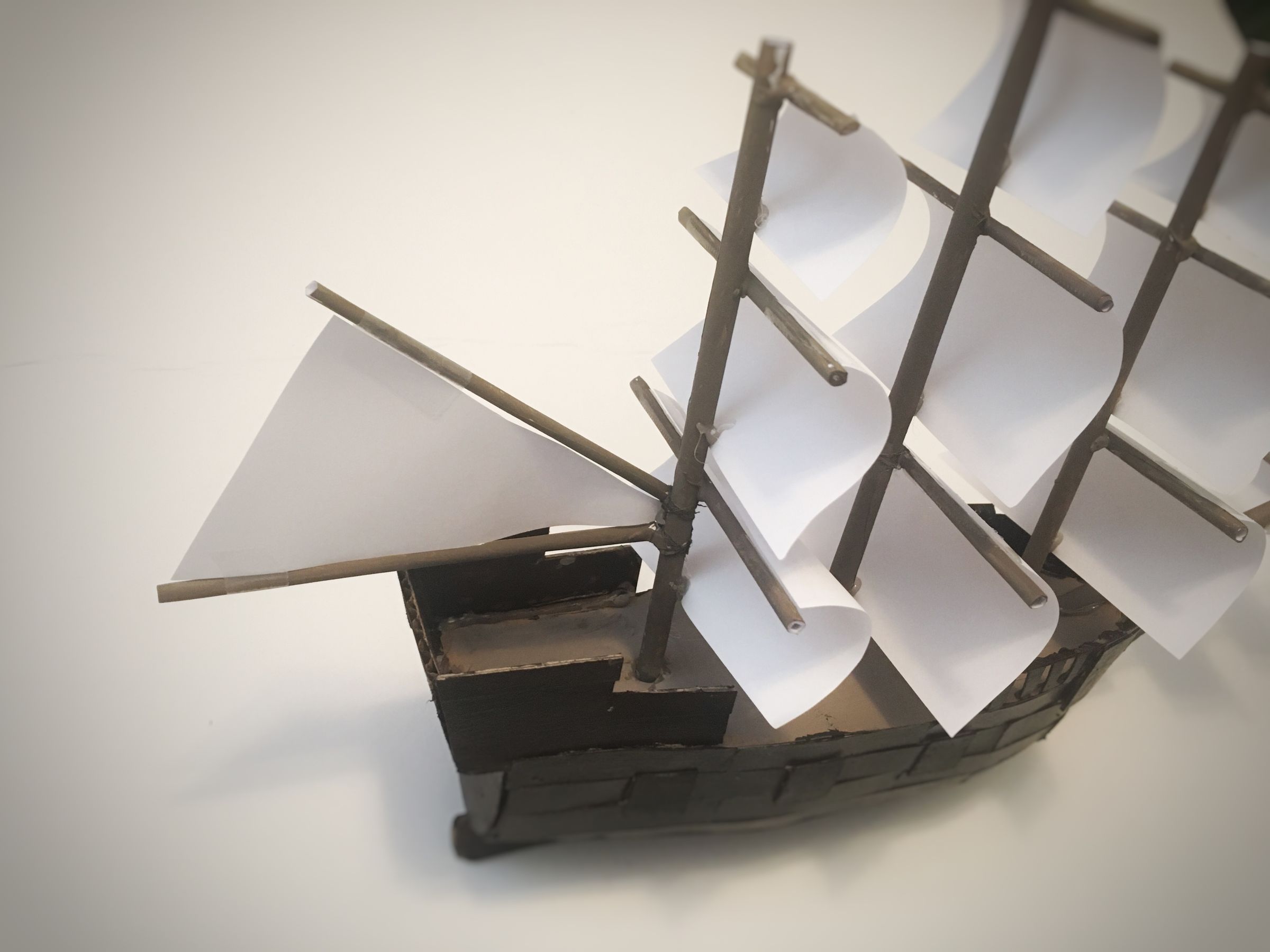 Model Ship From Paper and Cardboard : 15 Steps (with Pictures ...