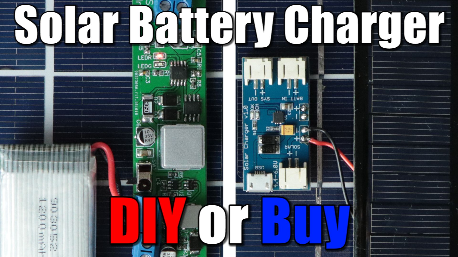 DIY Solar Battery Charger (LiPo/Li-Ion) : 5 Steps - Instructables