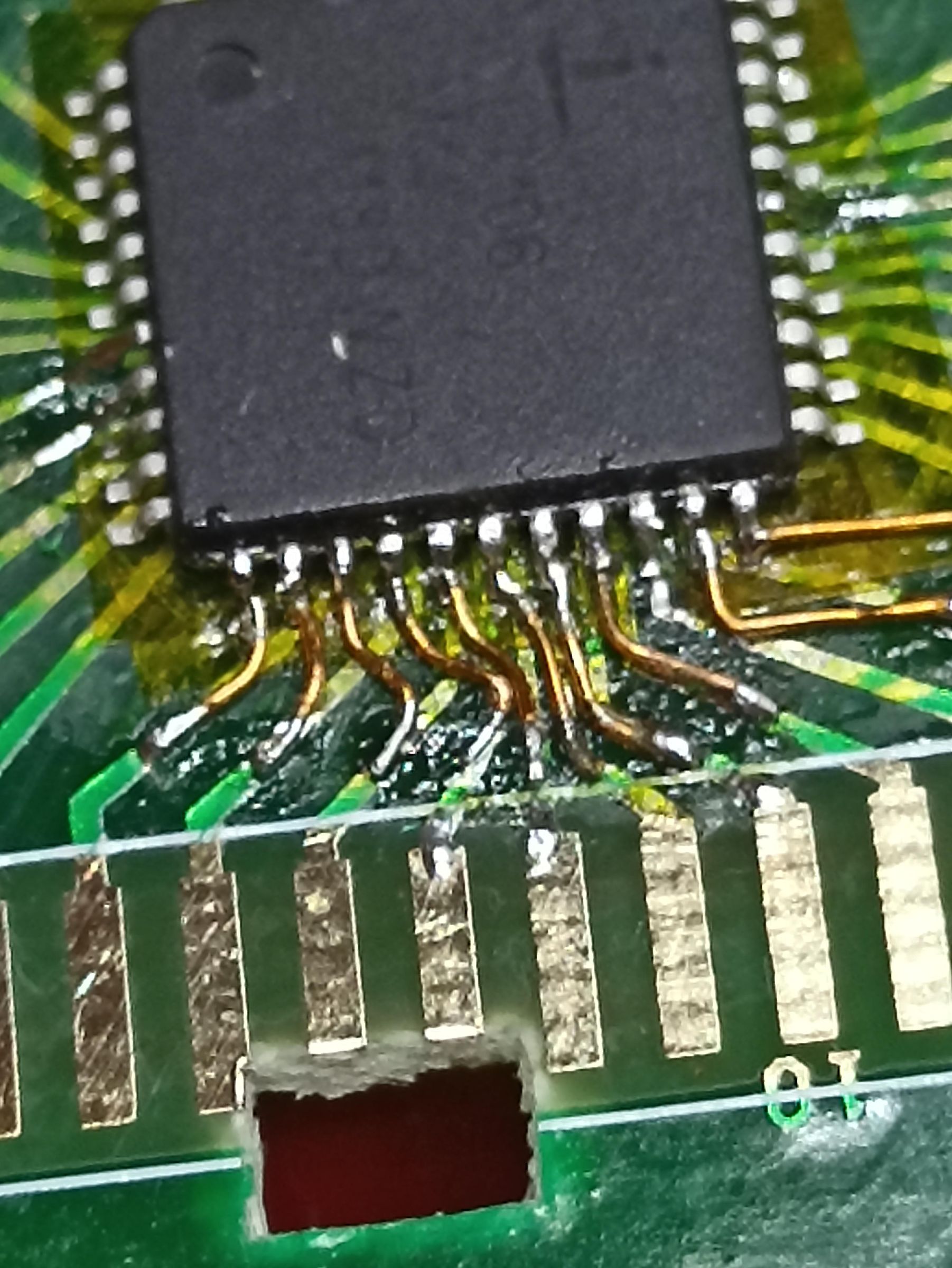 Replacing a 40 Pin COB With a 44 Pin QFP : 3 Steps (with Pictures ...