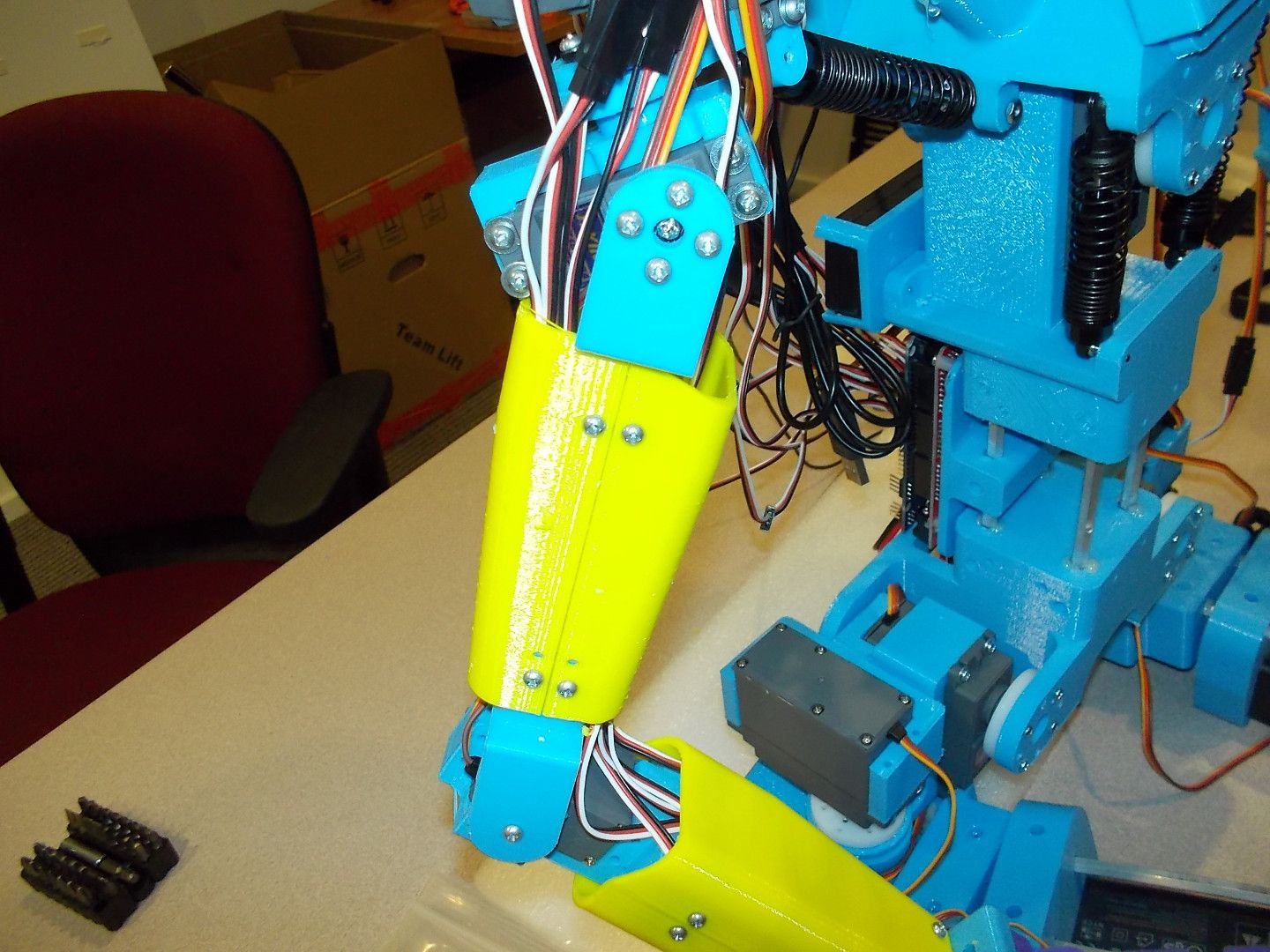 ASPIR: Full-Size 3D-Printed Humanoid Robot : 80 Steps (with Pictures ...