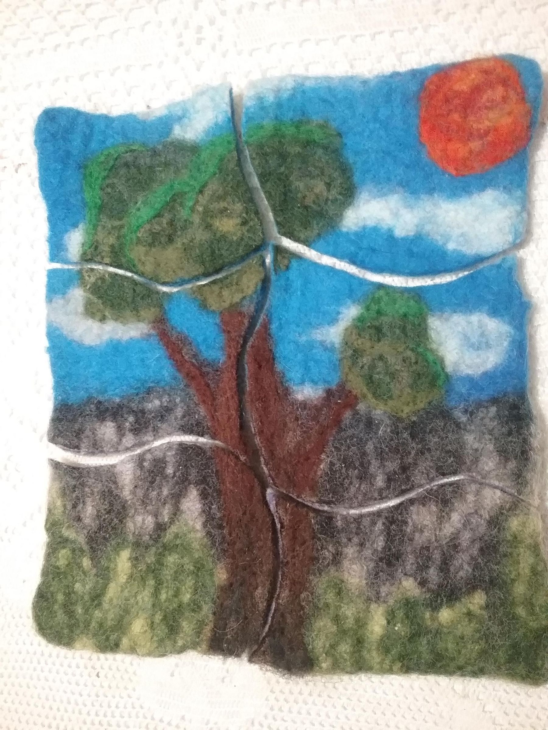Kids Soft Felt Puzzle Using Needle Felting on Dissolving Paper : 7 ...