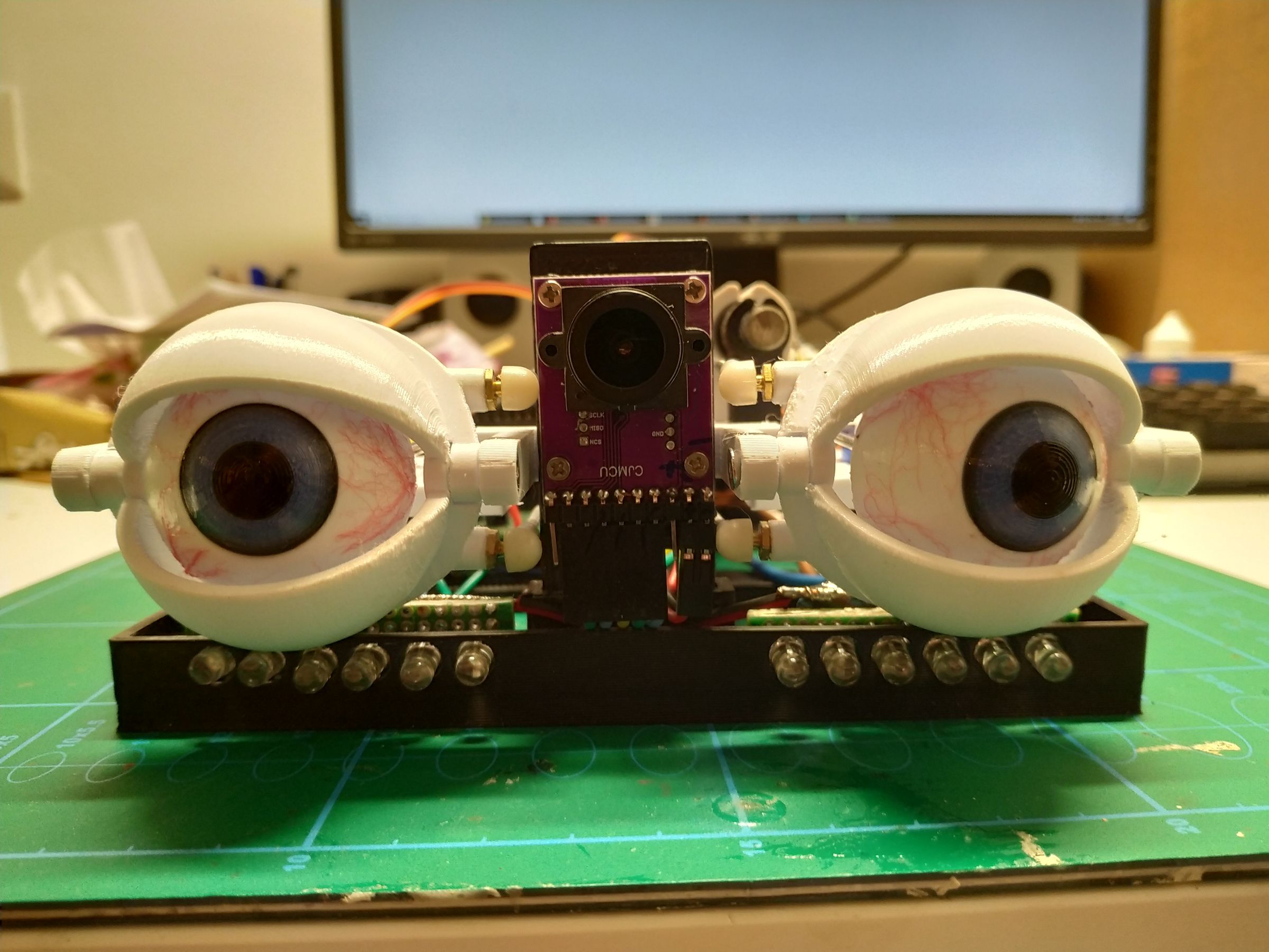 Motion Follow Animatronics Eyes : 8 Steps (with Pictures) - Instructables