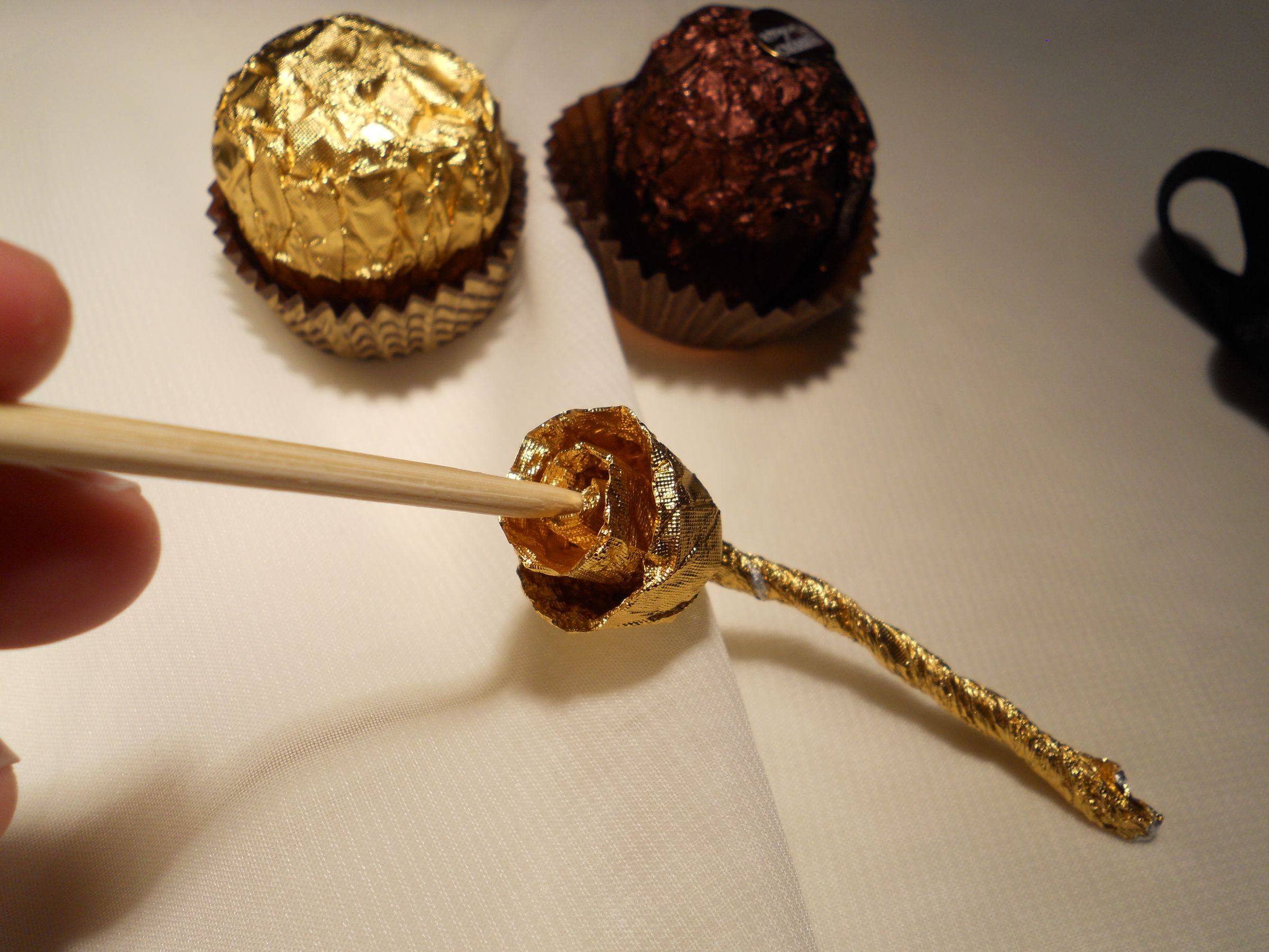 How to Make a Rose Out of Chocolate Wrapper : 6 Steps - Instructables