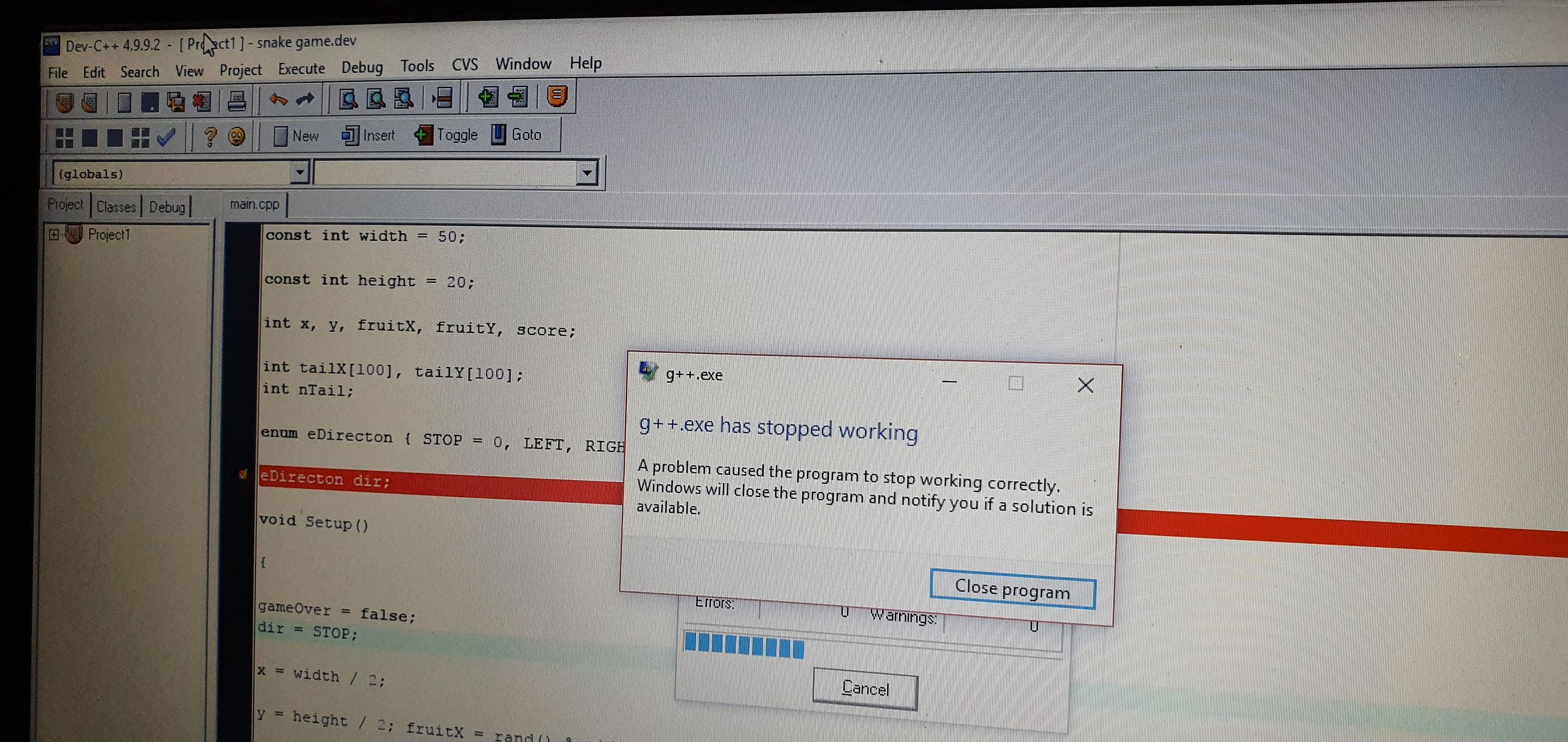 Snake Game | Learn How to Make a Snake Game in C++ : 14 Steps ...