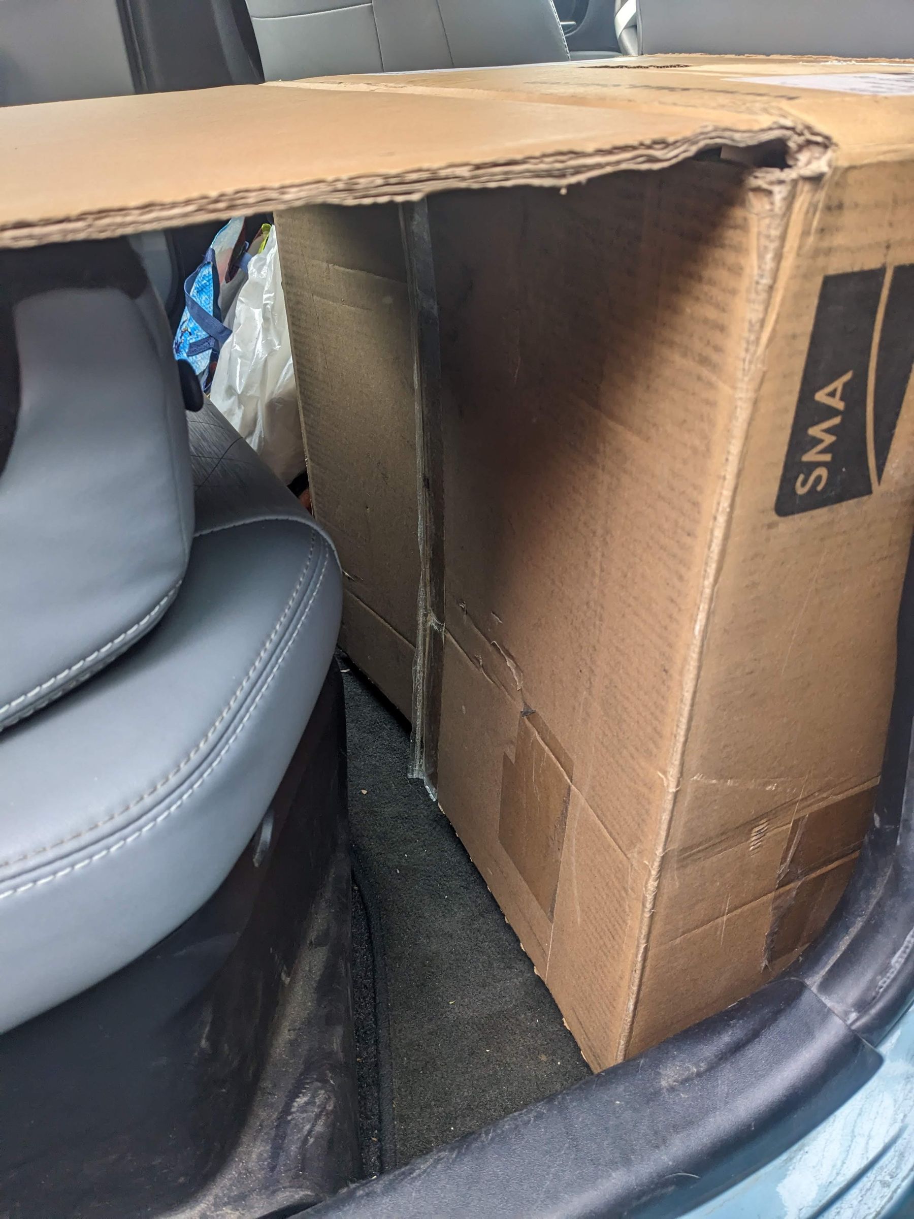 Cardboard Fold-flat Headrest to Extend Legroom for Sleeping in Your Car ...