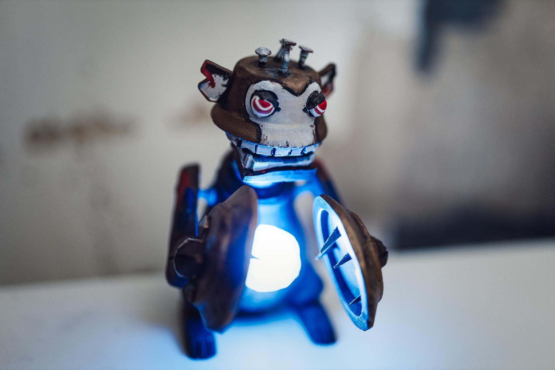 Monkey Bomb From Arcane - Shaking Head Toy (3D Printed) : 4 Steps ...