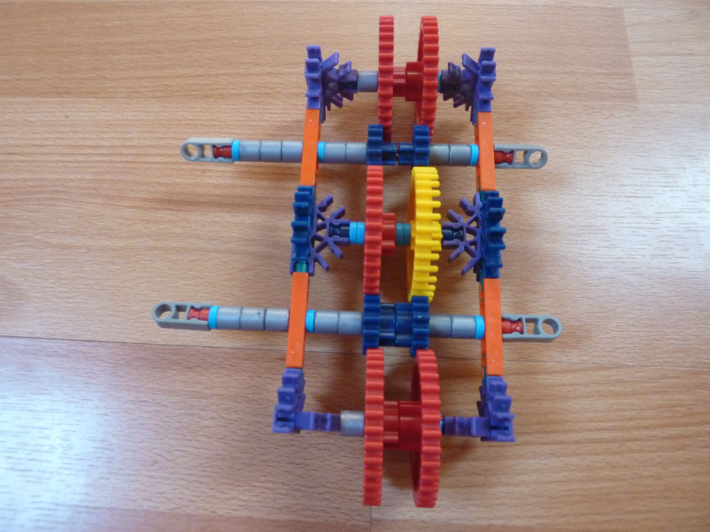 Push Lift, a Knex Ball Machine Lift : 17 Steps - Instructables