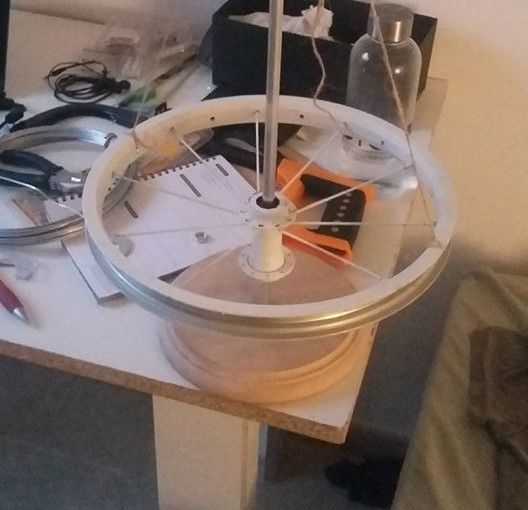 DIY Spinning Bike Wheel Lamp : 13 Steps (with Pictures) - Instructables