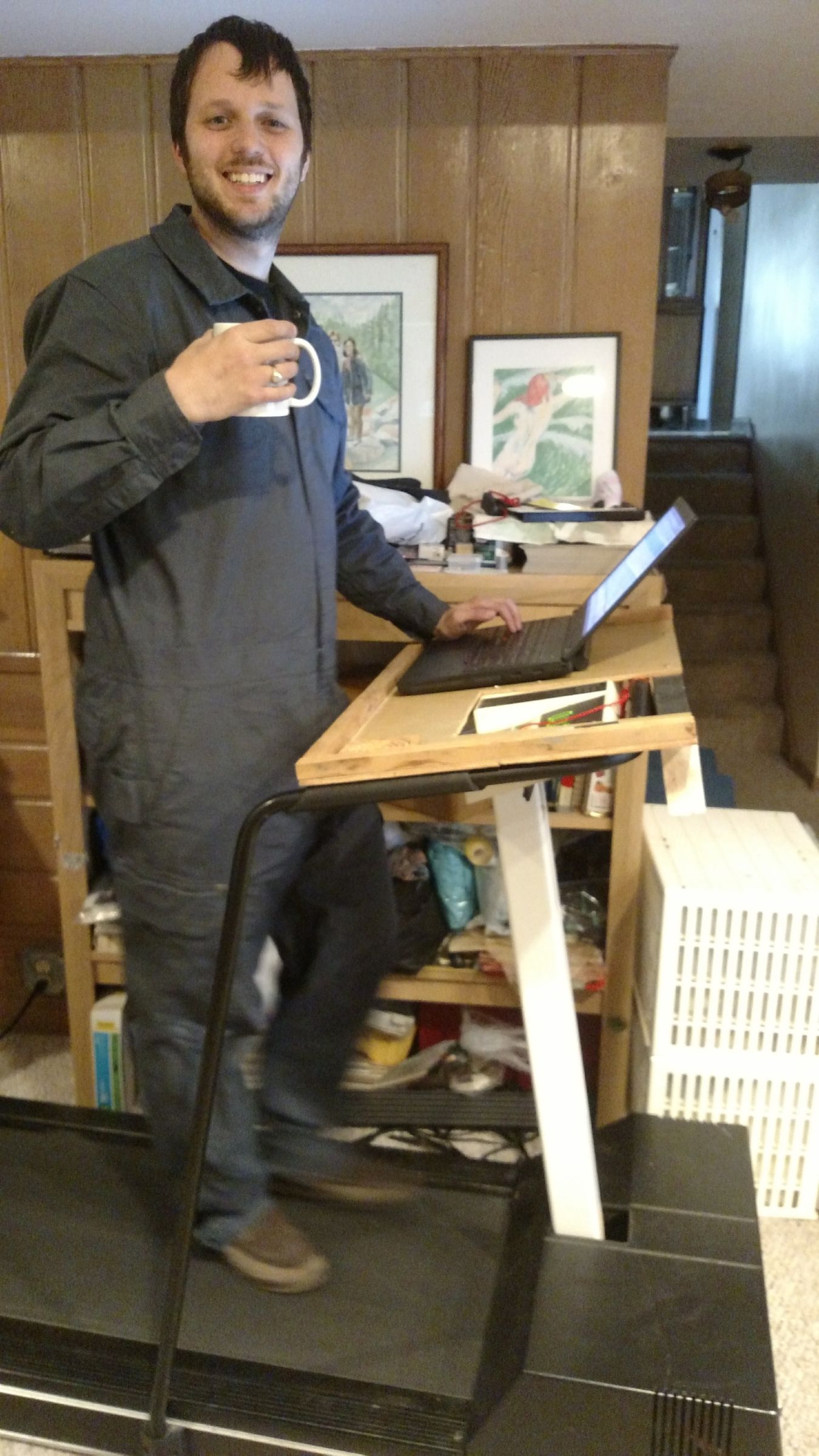 Treadmill Walking Desk/Shelf : 7 Steps (with Pictures) - Instructables
