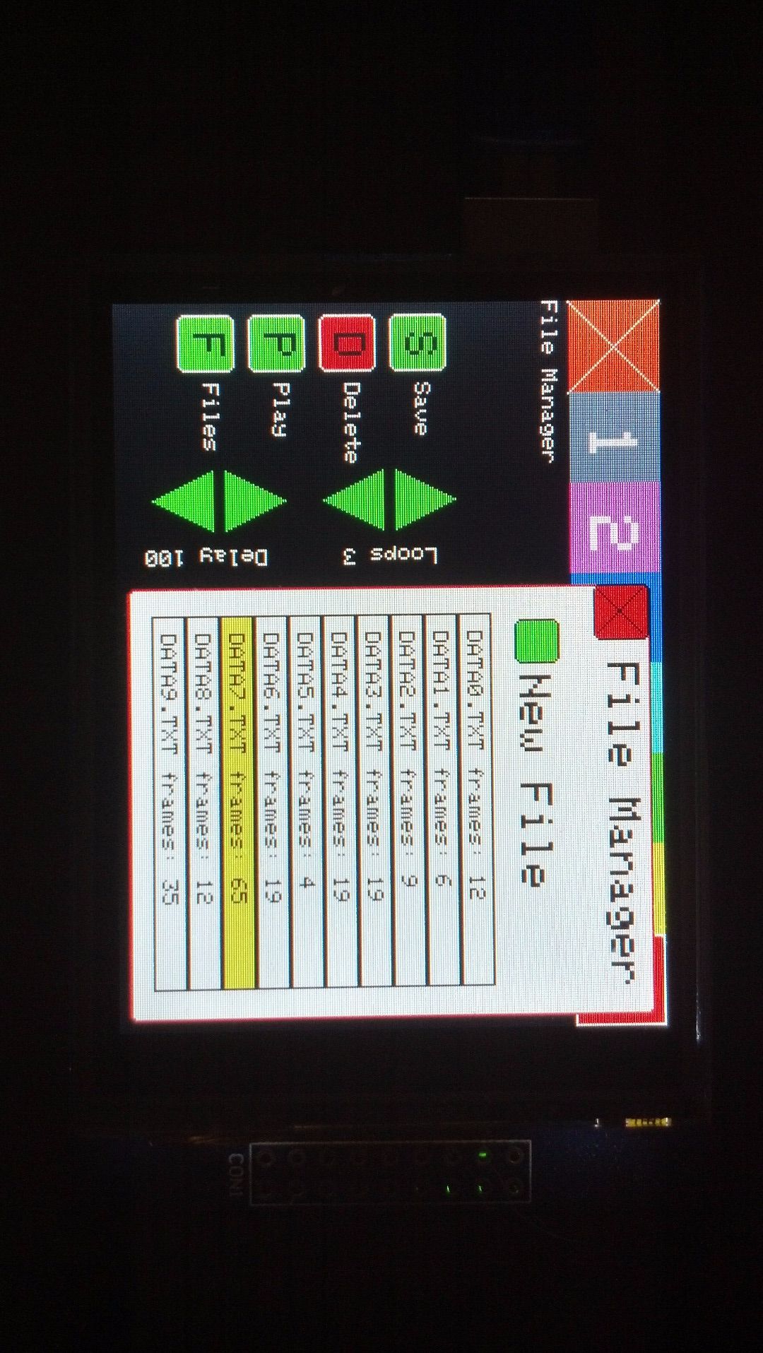 TFT Touch Screen Animation Engine and 8x8 RGB LED Matrix Controller : 4 ...