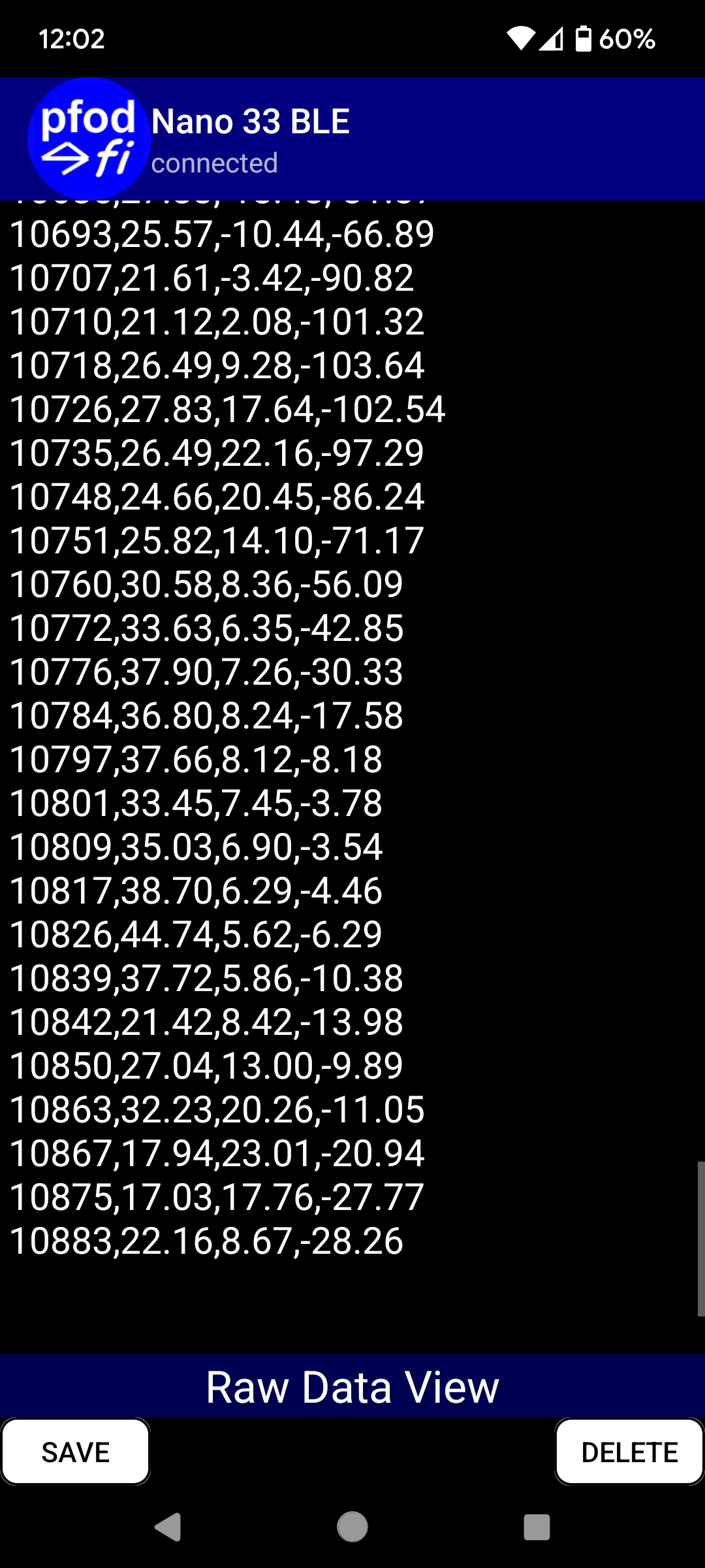 High Speed NANO 33 BLE Remote Data Logging and Plotting -- No Android Programming Required : 5 ...