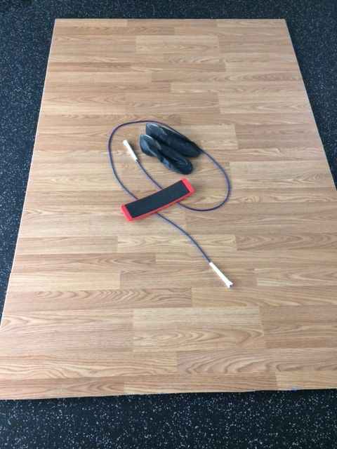 Individual Tap Dance Floor and Exercise Platform Made From Reused ...