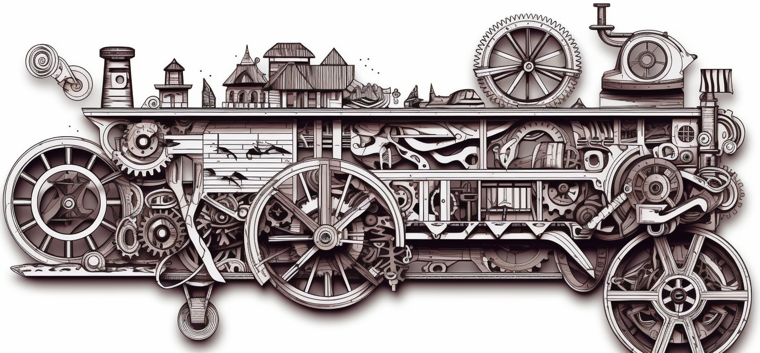 Unusual Wooden Pencil Box With Steampunk Engraving / Tambour : 20 Steps ...