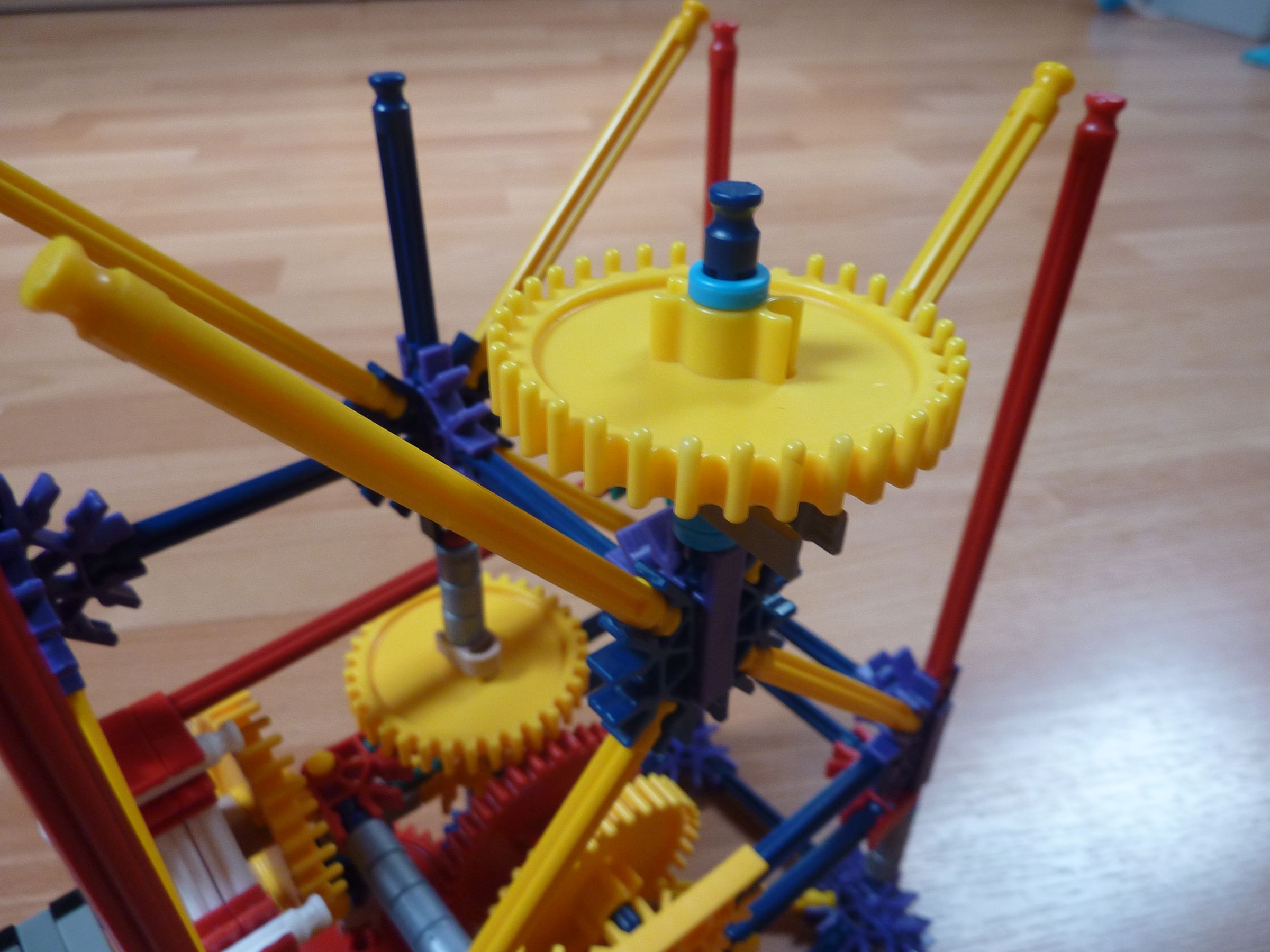 Push Lift, a Knex Ball Machine Lift : 17 Steps - Instructables