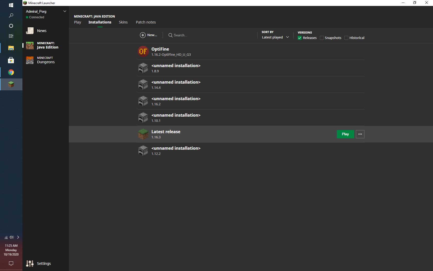 How to Play Different Versions in Minecraft Java Edition. : 4 Steps ...