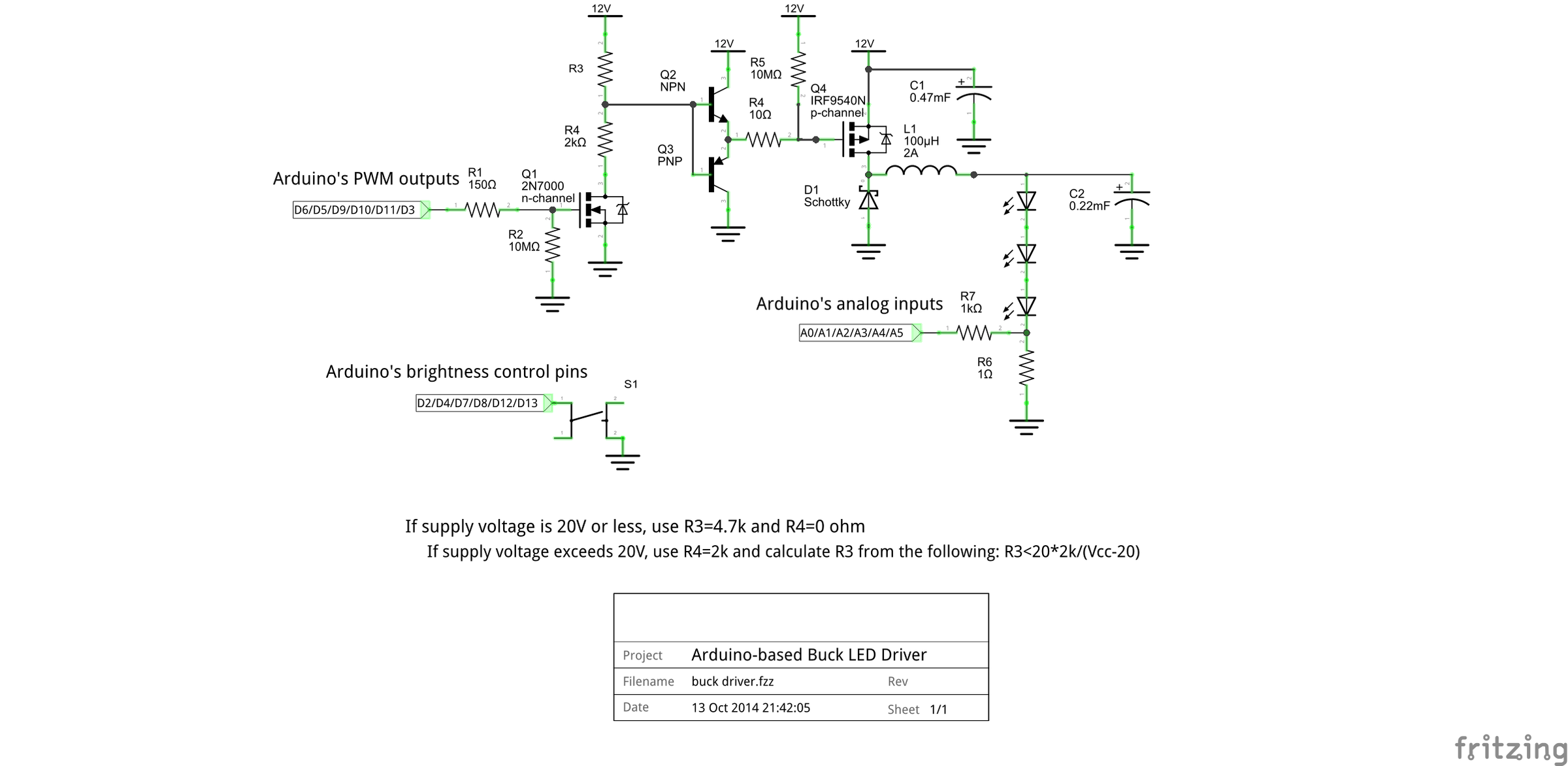 Arduino-based High Powered Switching LED Drivers : 5 Steps - Instructables
