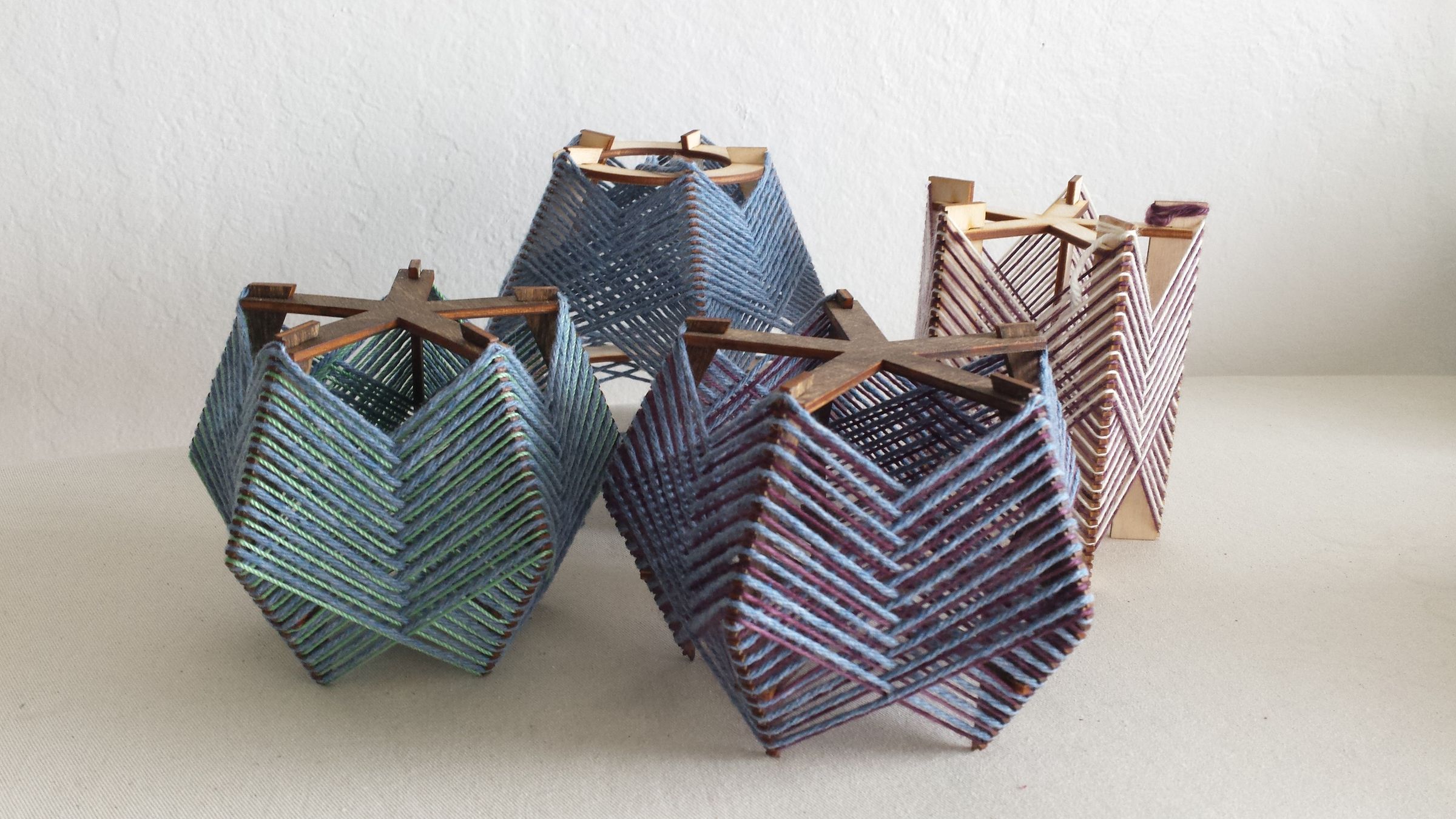 Woven Yarn Lamp : 9 Steps (with Pictures) - Instructables