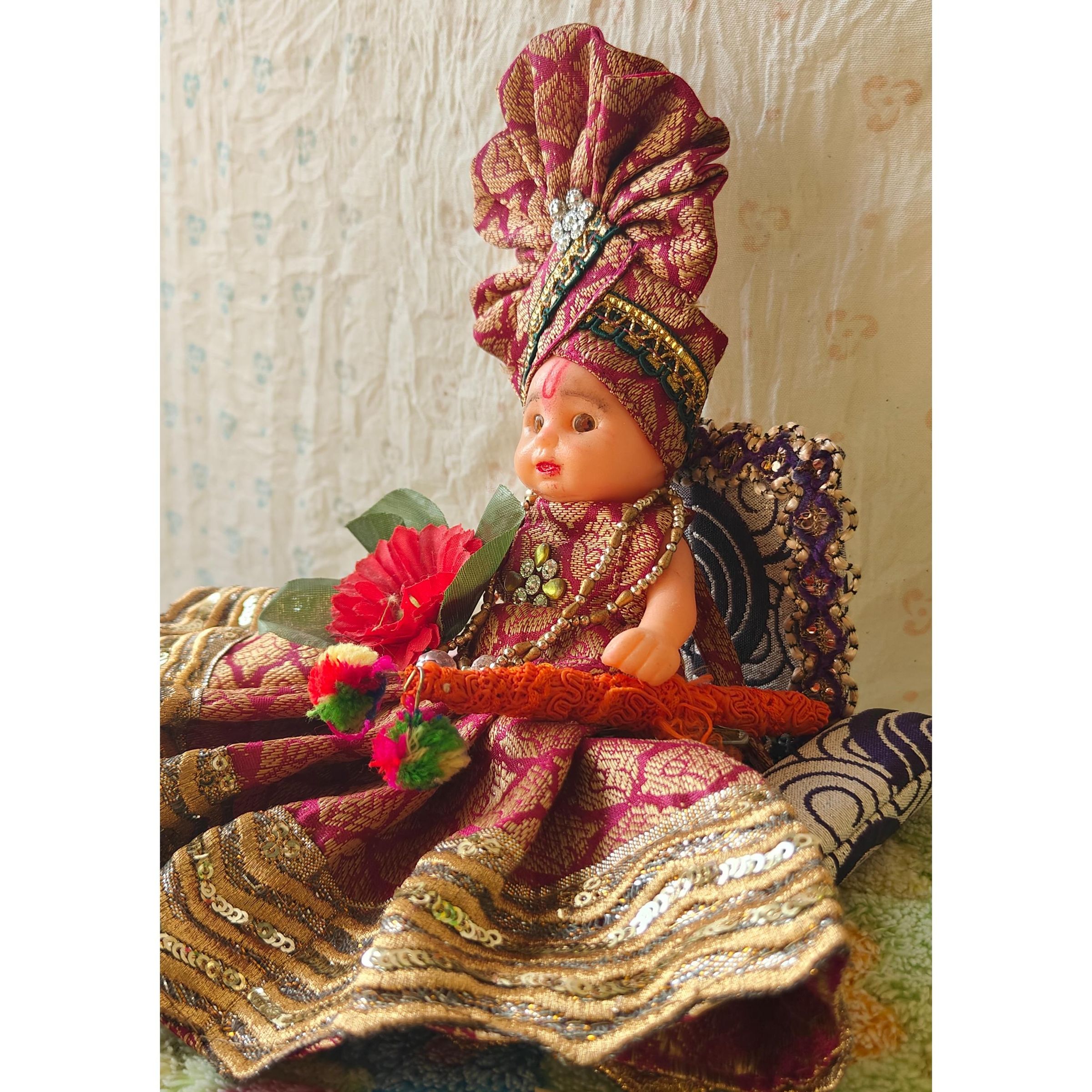 Divine Creations: Crafting Attire for Baby Lord Krishna : 3 Steps ...