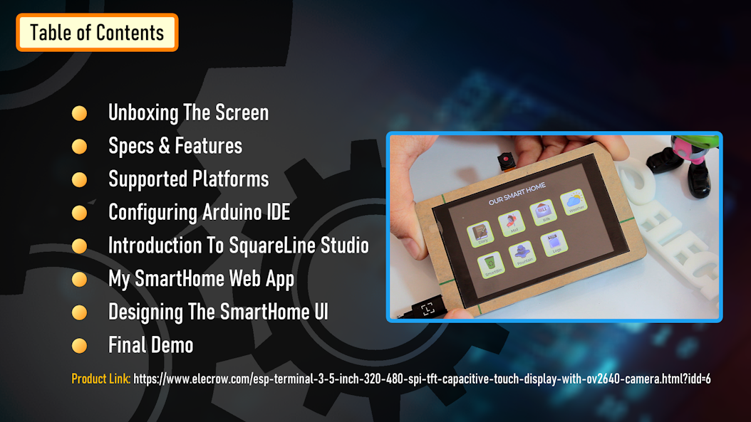 ESP Terminal With 3.5" SPI Capacitive Touch Display : 10 Steps ...